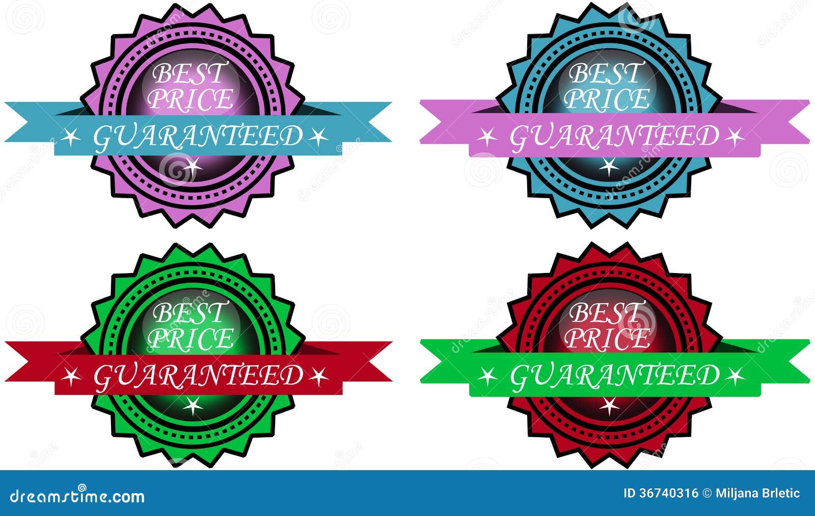 Meilleur prix-garanti illustration de vecteur. Illustration du dessins ...