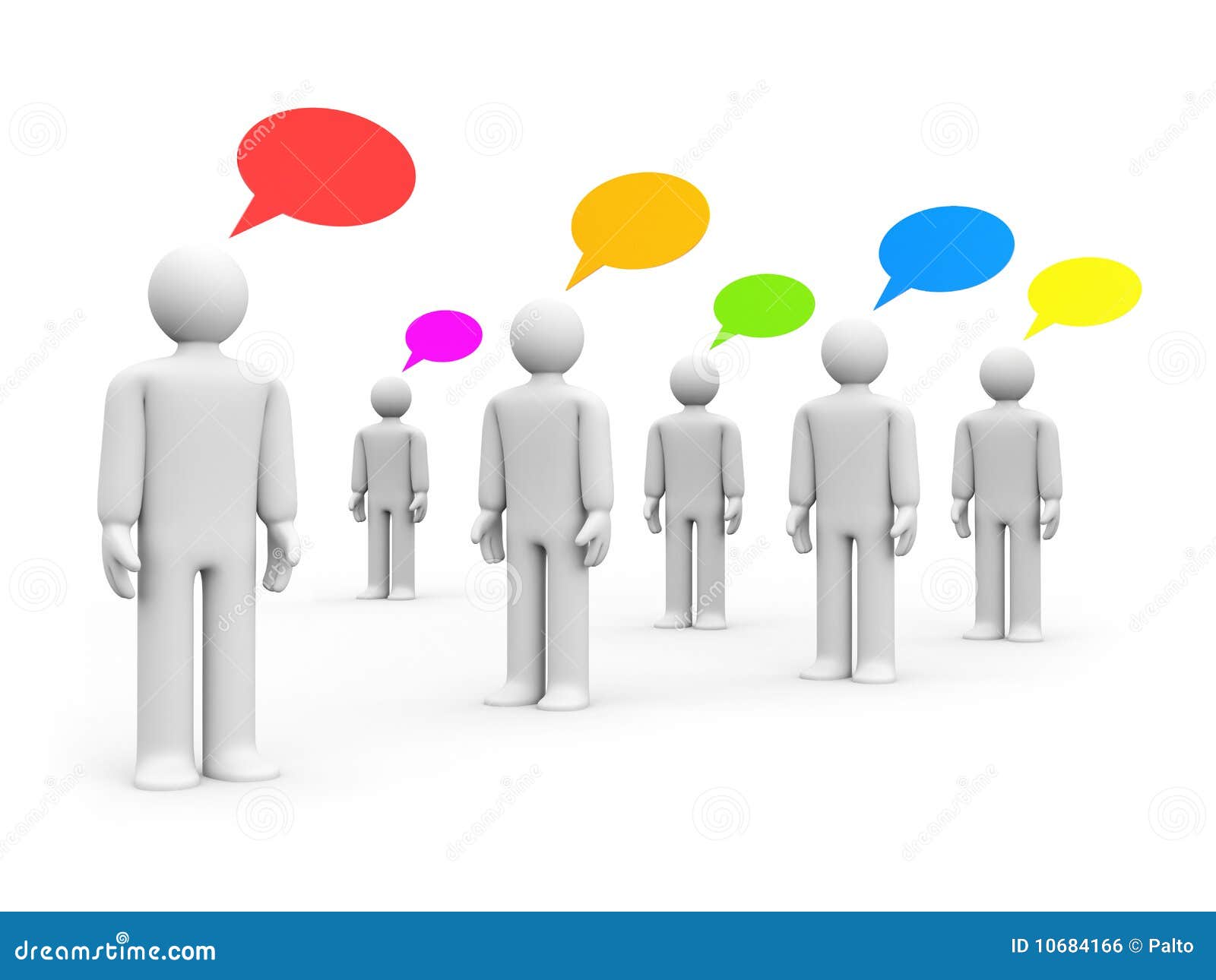 Meinungsaustausch stock abbildung. Illustration von getrennt - 10684166