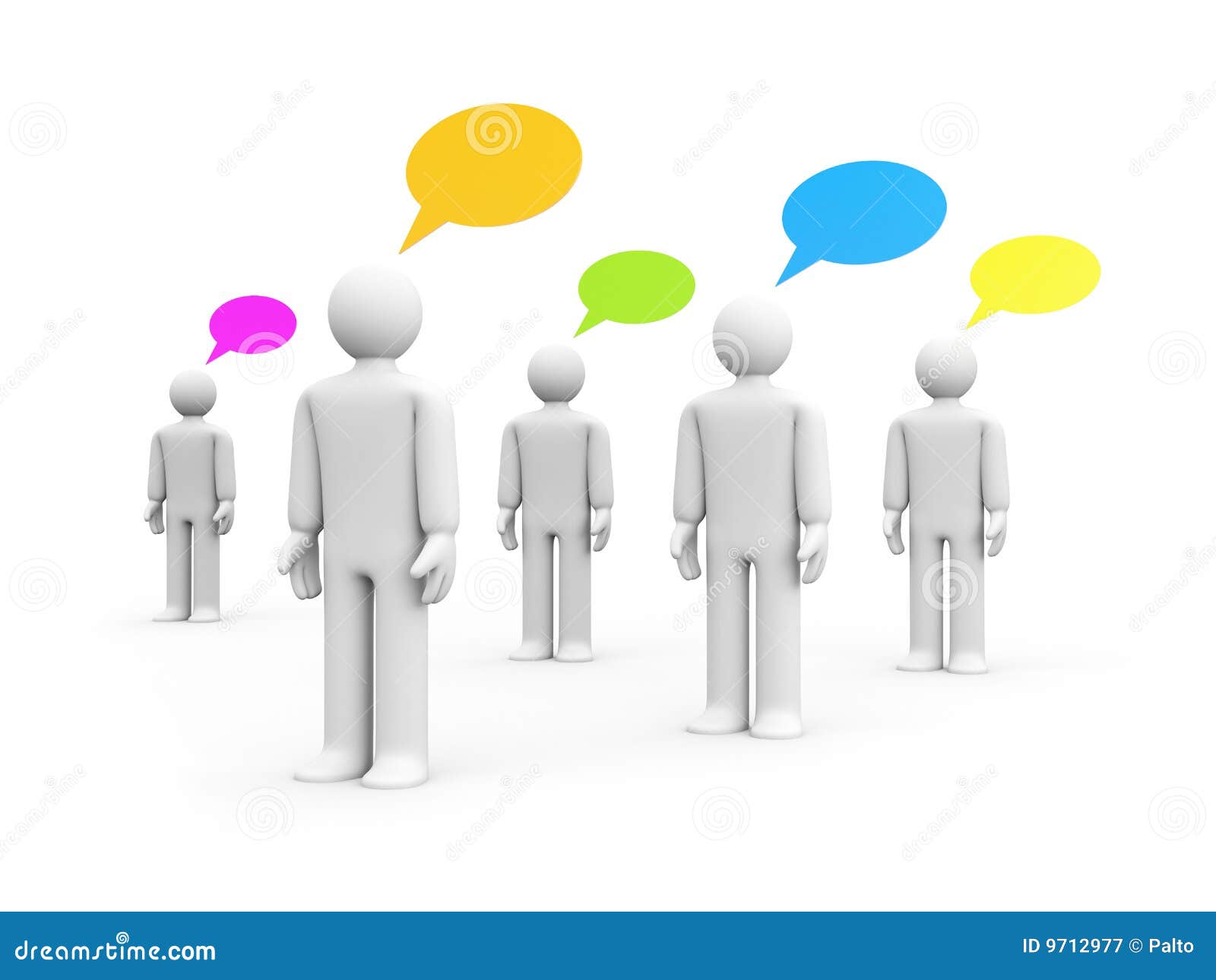Meinungsaustausch stock abbildung. Illustration von dialog - 9712977