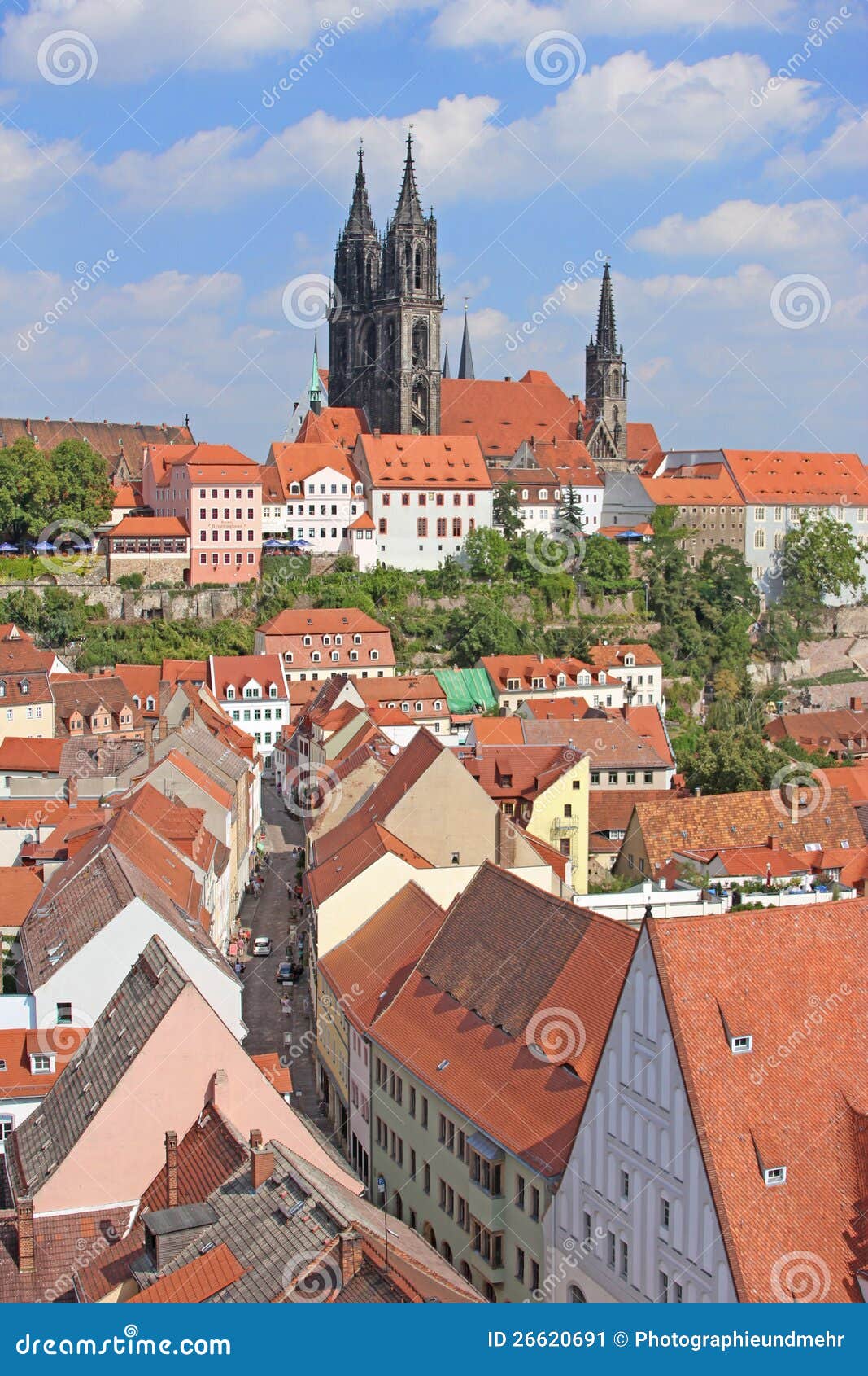 Meissen (Germany) stock image. Image of cathedral, castle - 26620691