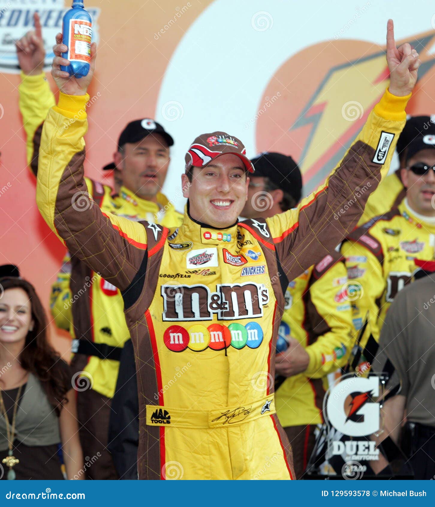 Meister Kyle Buschs NASCAR redaktionelles stockfoto. Bild von kyle ...