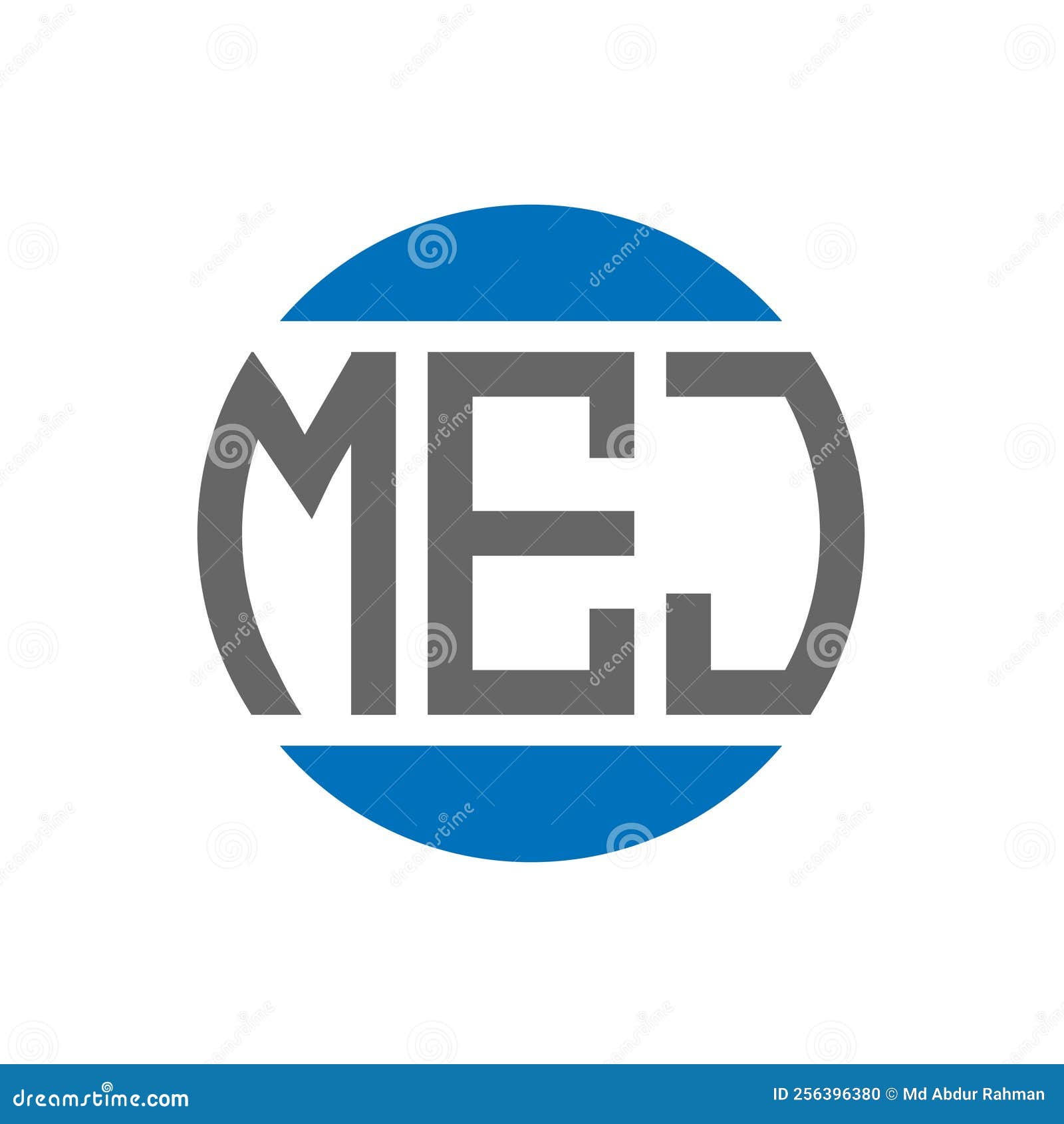 MEJ Letter Logo Design on White Background. MEJ Creative Initials ...