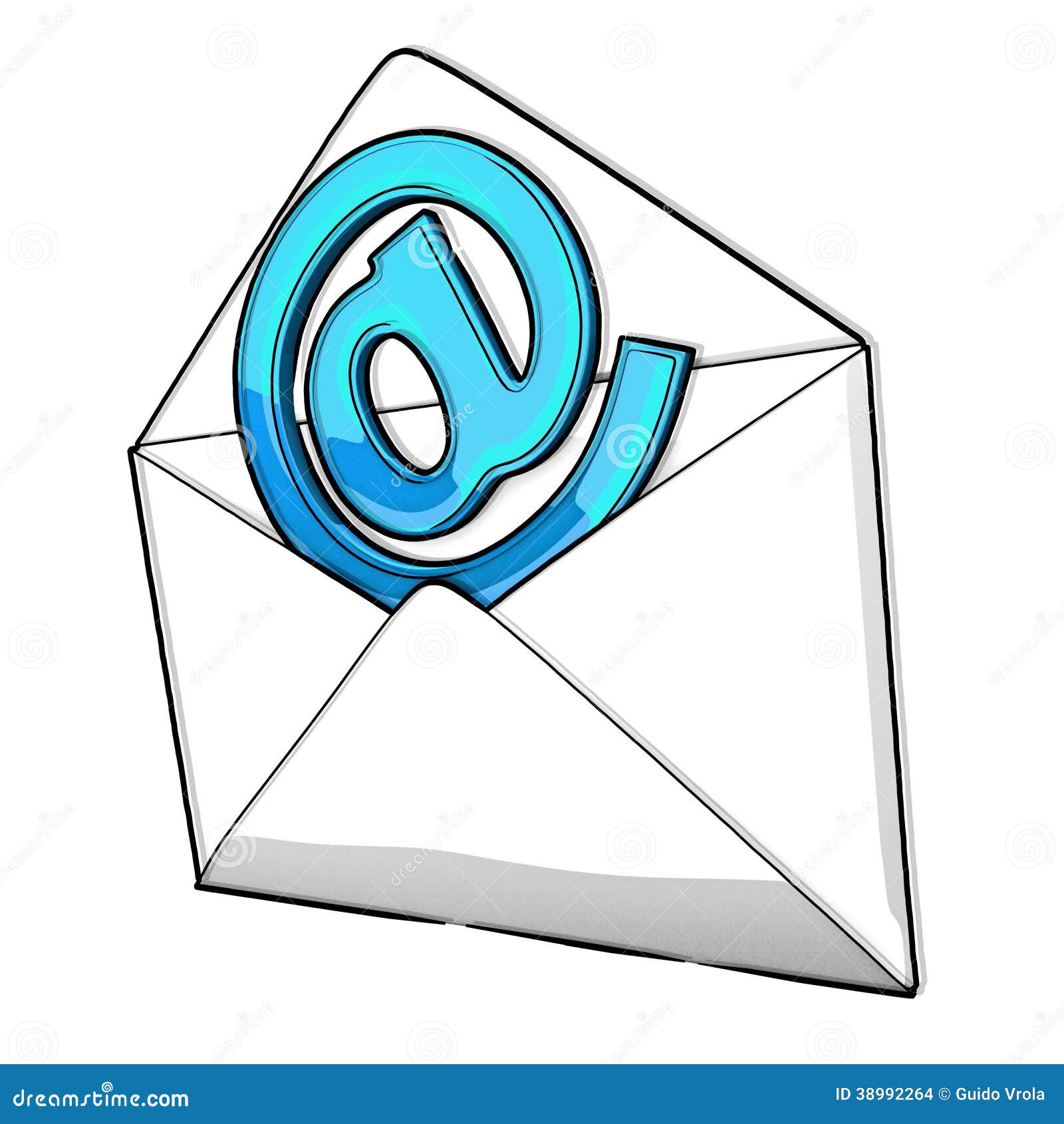 Mejl stock illustrationer. Illustration av isolerat, internet - 38992264