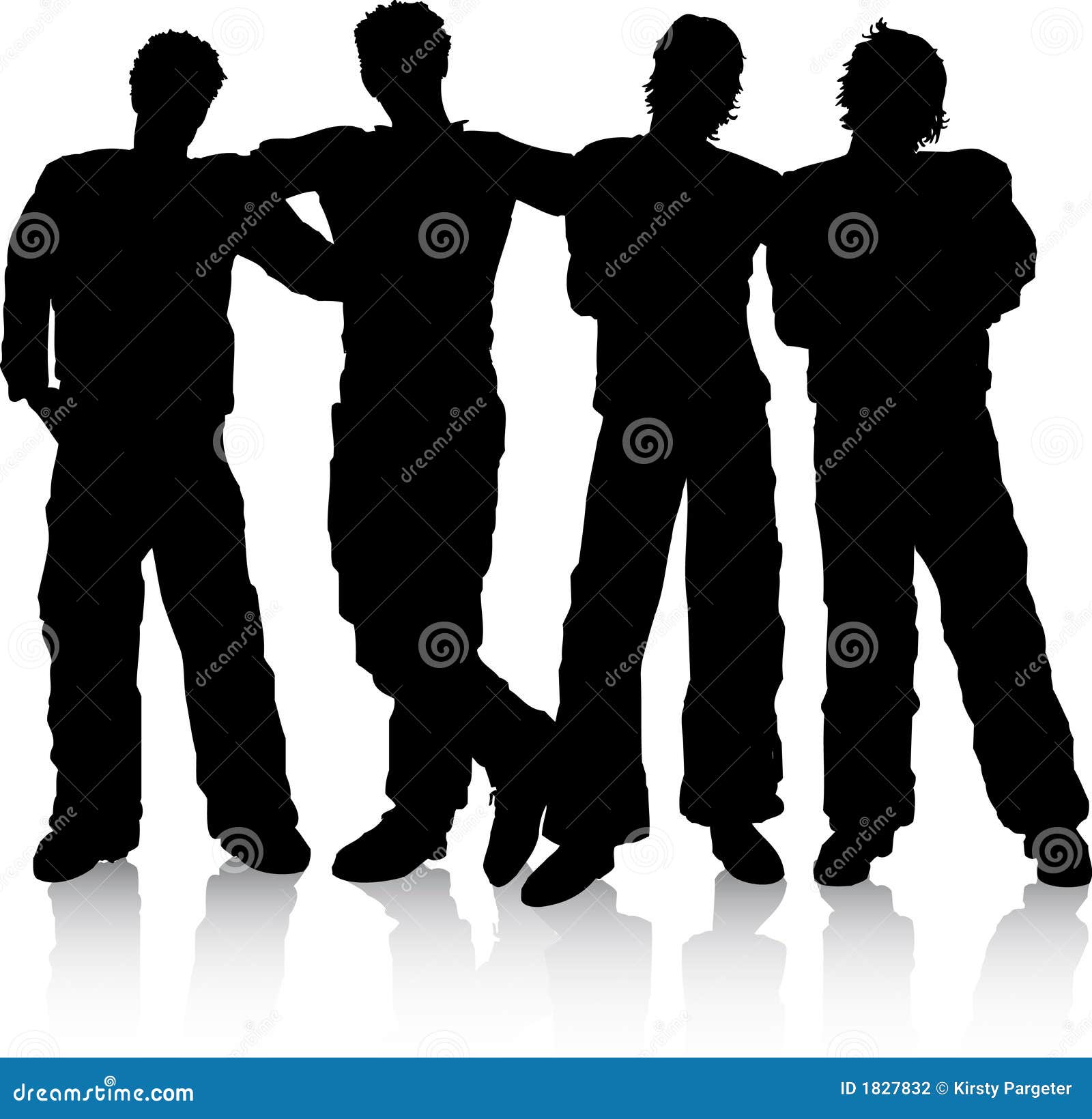 Mejores amigos ilustración del vector. Ilustración de abrazo - 1827832