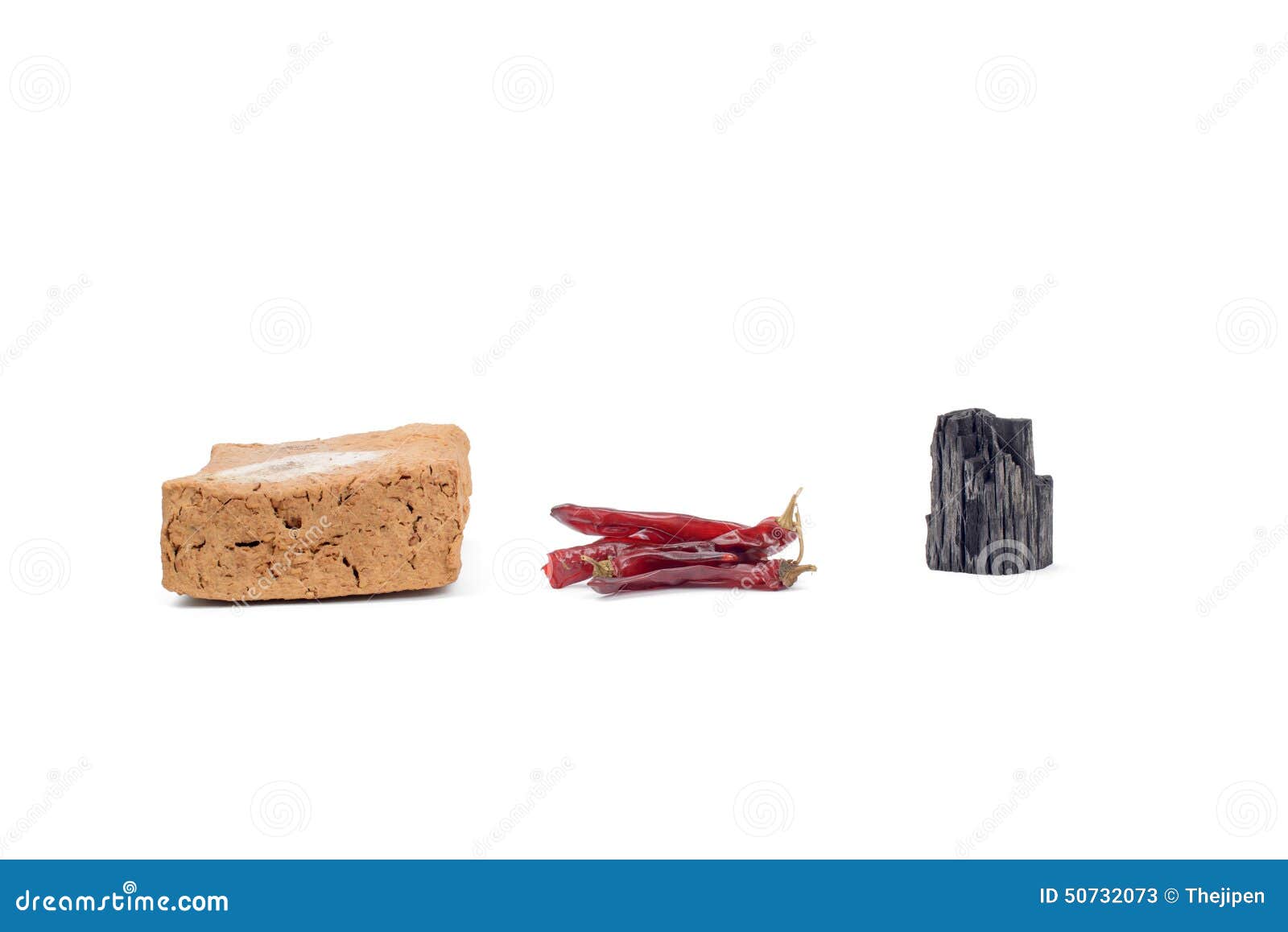 Meju and Basic Ingredients To Make Doenjang Stock Image - Image of jang ...