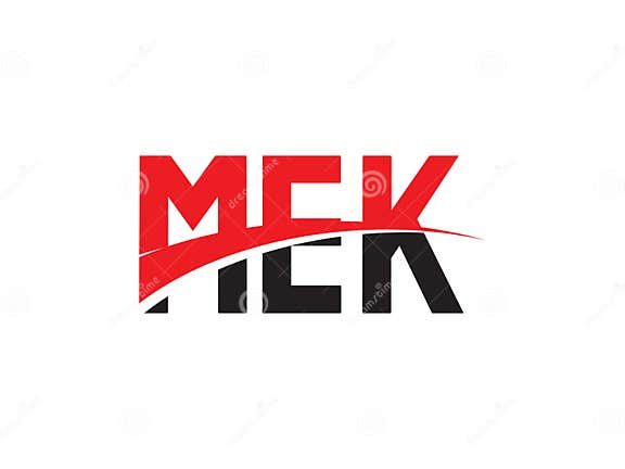 MEK Letter Initial Logo Design Stock Vector - Illustration of concept ...