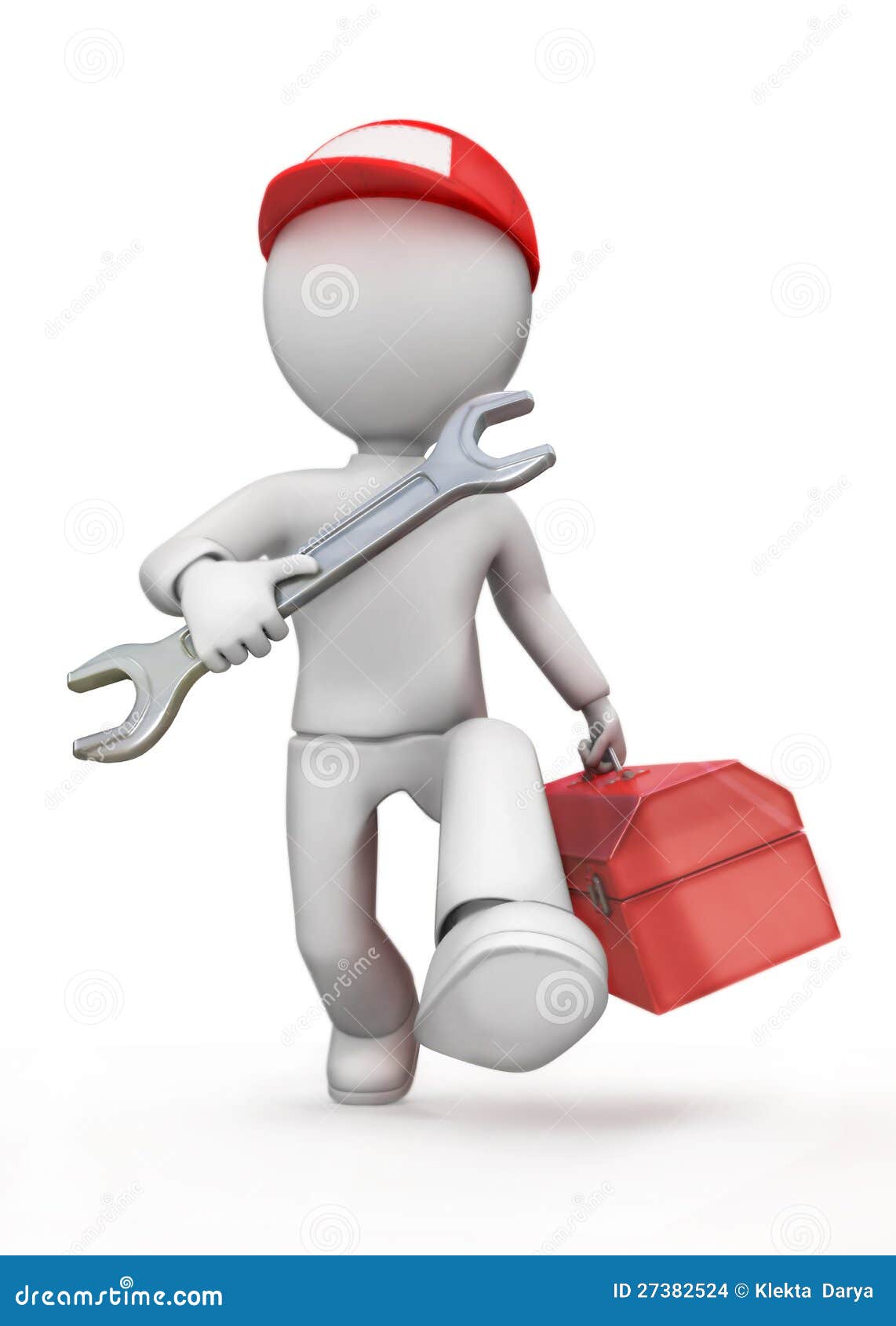 Mekanisk tekniker. stock illustrationer. Illustration av grabb - 27382524