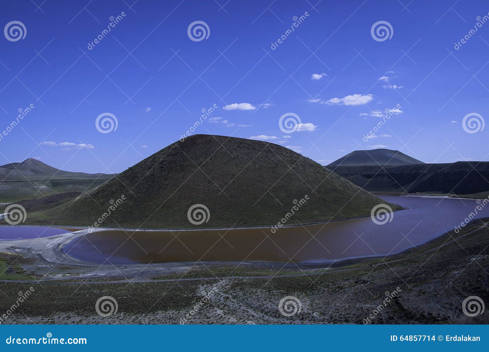 Meke Crater Lake stock photo. Image of agricultural, mountain - 64857714