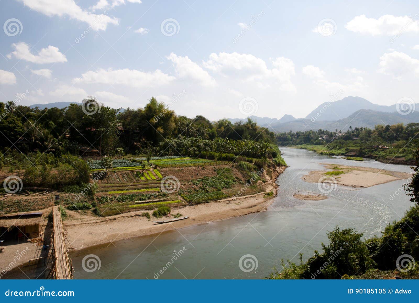 Mekong River - Luang Prabang - Laos Stock Image - Image of laos ...