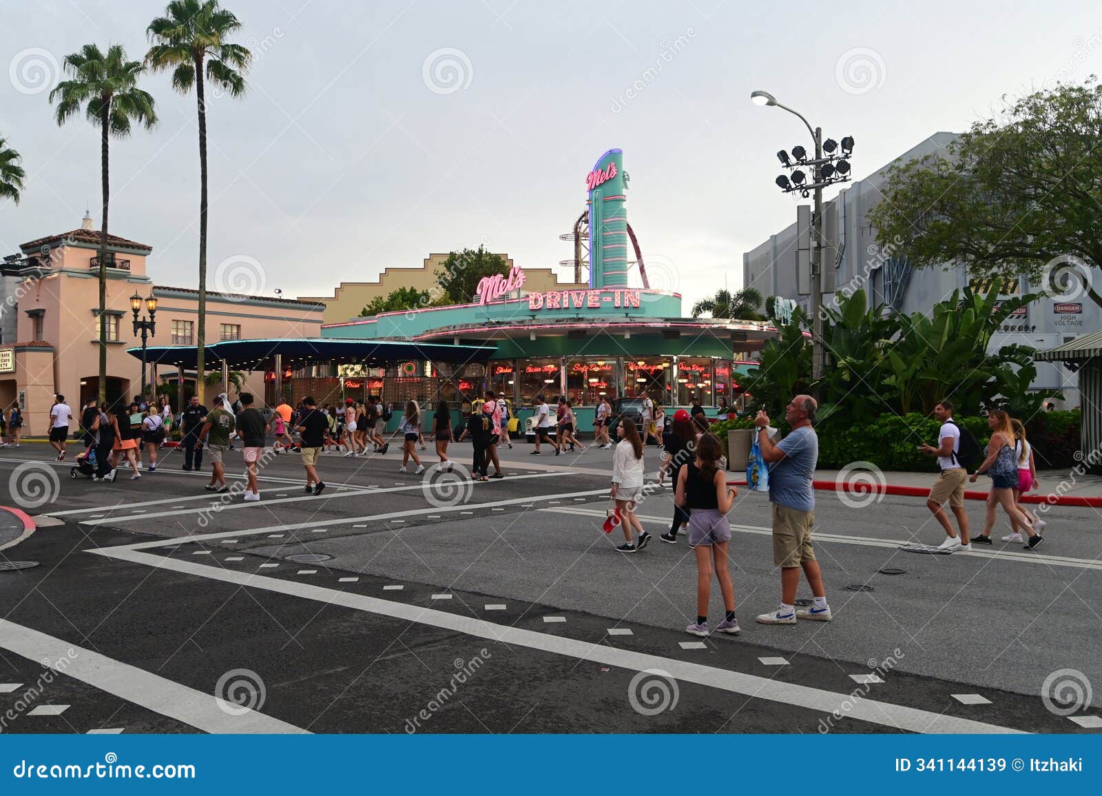 Mel`s Drive-in in Universal Studios Editorial Stock Image - Image of ...