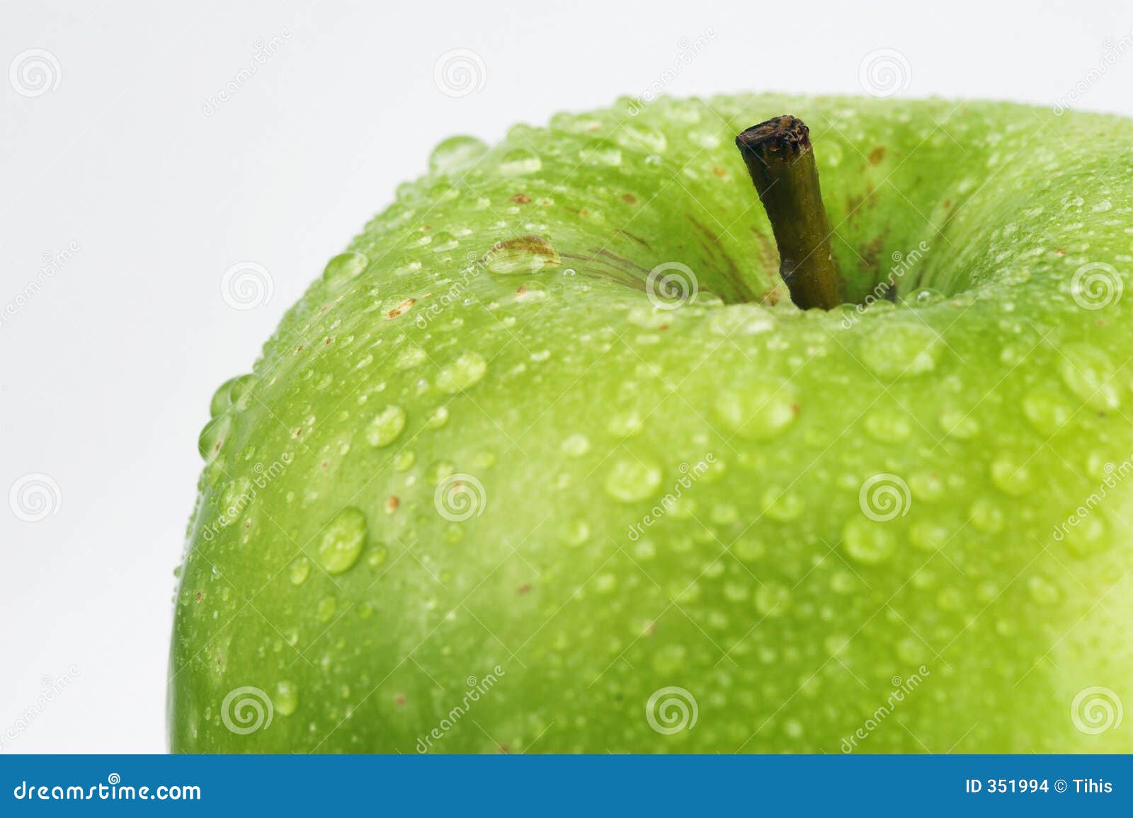 Mela verde fotografia stock. Immagine di fresco, frutta - 351994