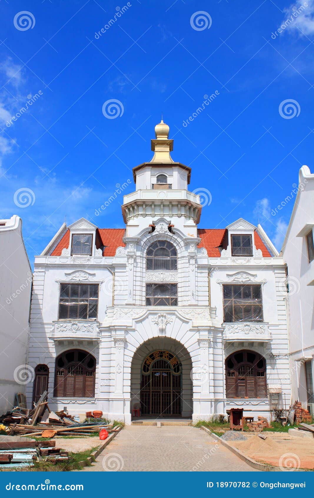 Melaka Ancient building stock photo. Image of asia, classical - 18970782