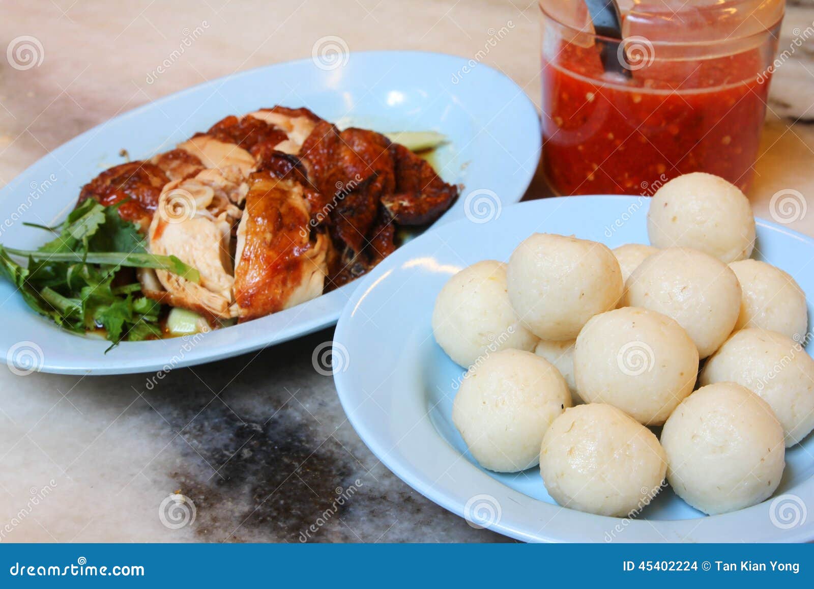 Melaka Chicken rice balls stock photo. Image of cuisine - 45402224