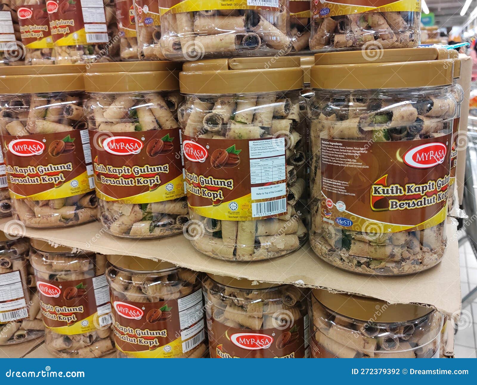 The Biscuits are Sold in Transparent Plastic Containers and are Sorted ...