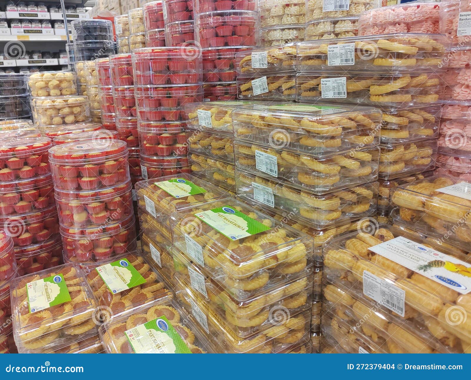 The Biscuits are Sold in Transparent Plastic Containers and are Sorted ...