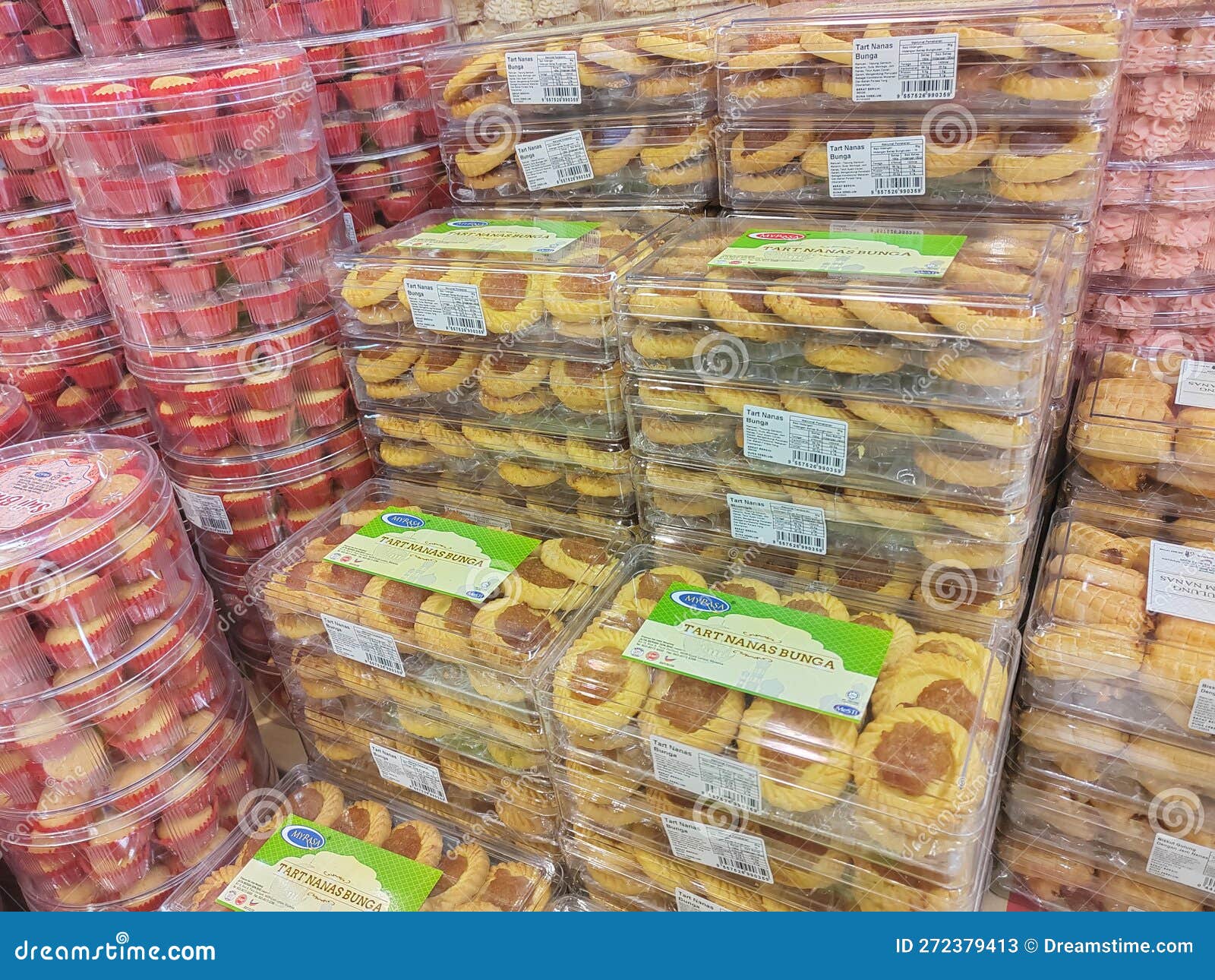 The Biscuits are Sold in Transparent Plastic Containers and are Sorted ...