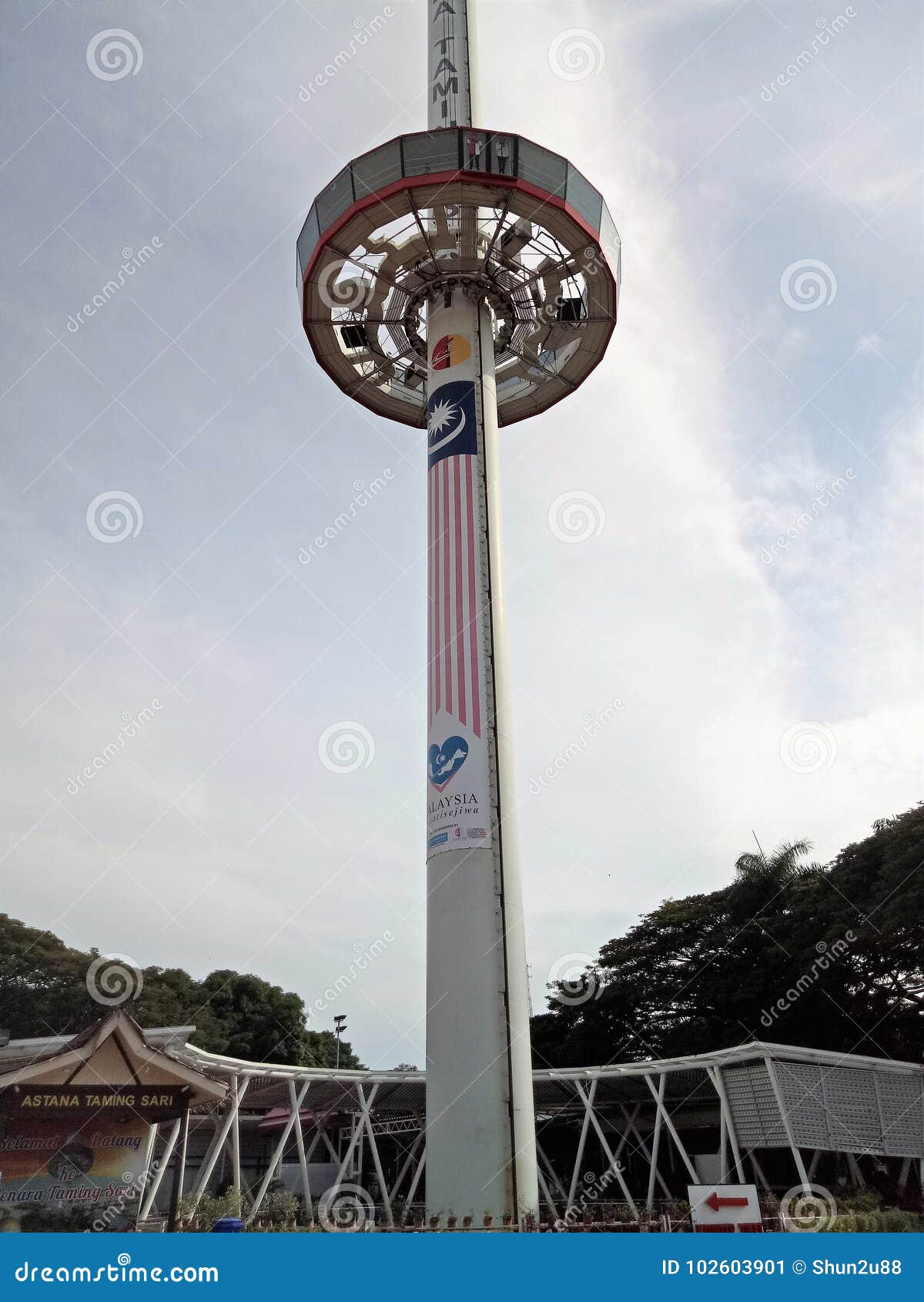 Melaka Menara Taming Sari High Tower Editorial Photo - Image of sari ...