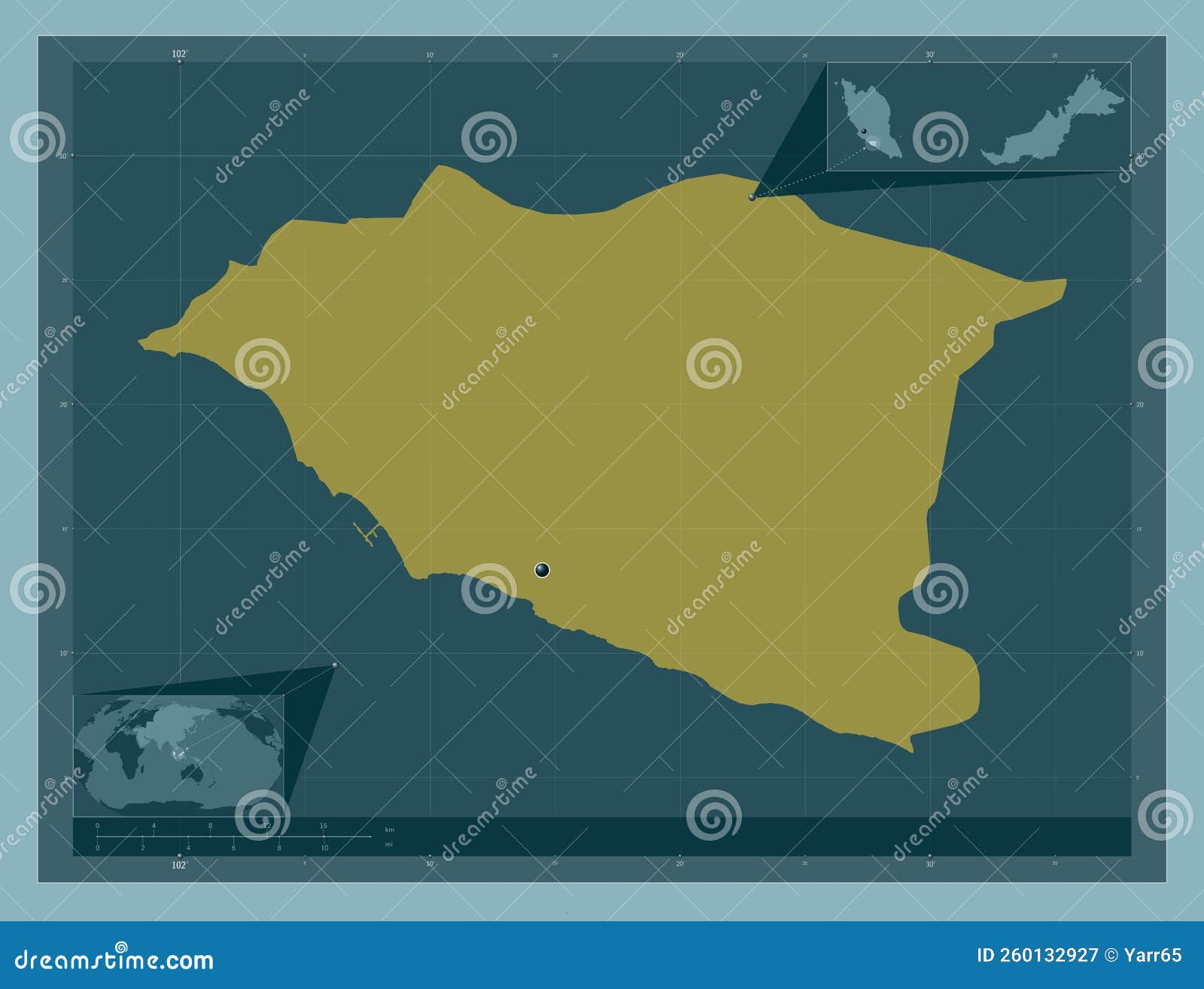 Melaka, Malaysia. Solid. Capital Stock Illustration - Illustration of ...