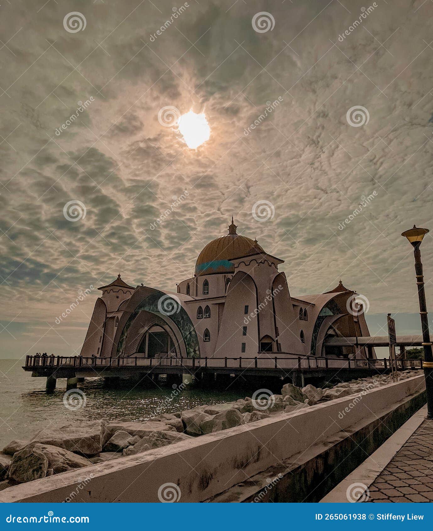 Melaka Straits Mosque & X28;Masjid Selat Melaka& X29; Stock Photo ...