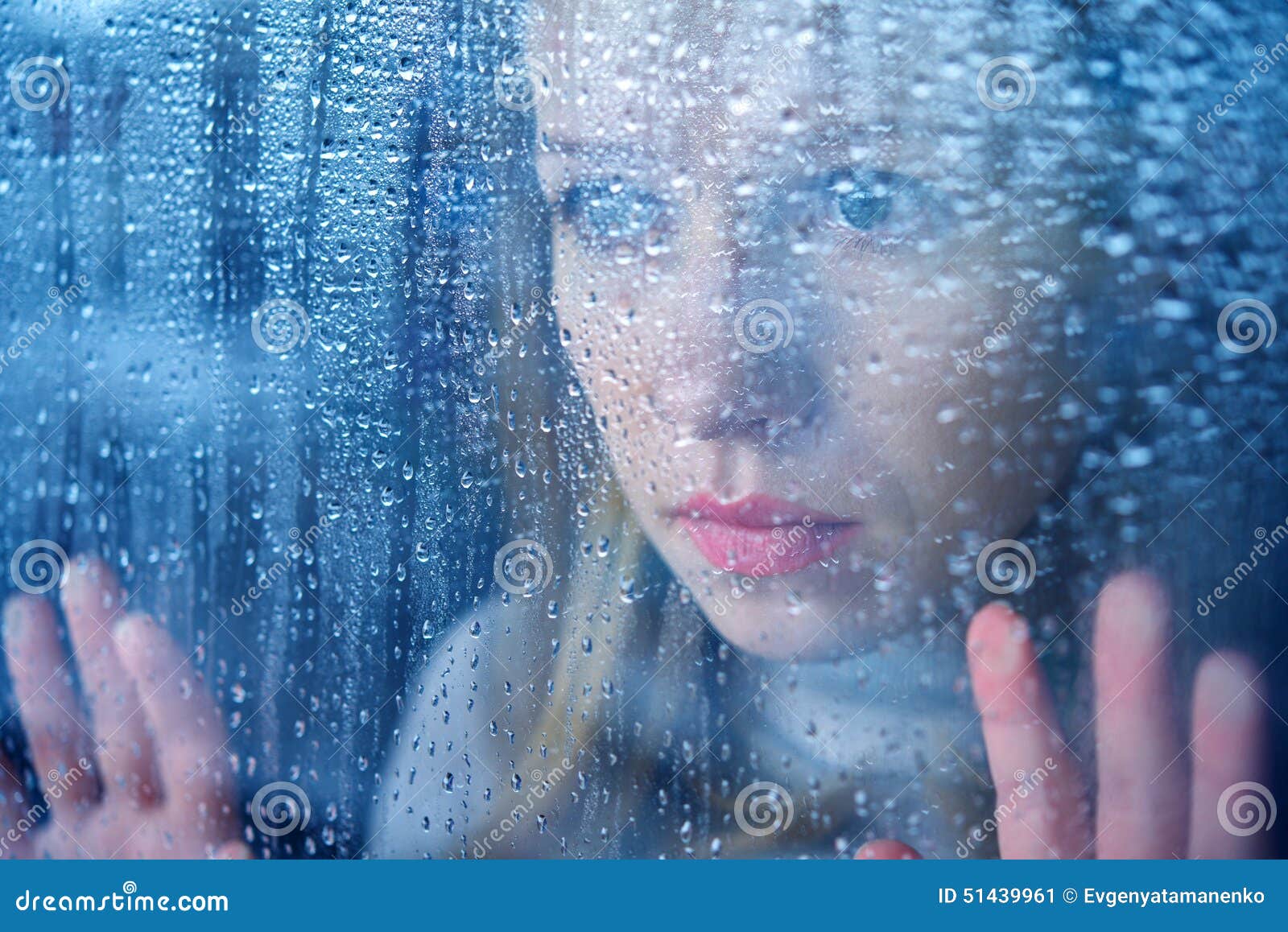 Sad People In The Rain