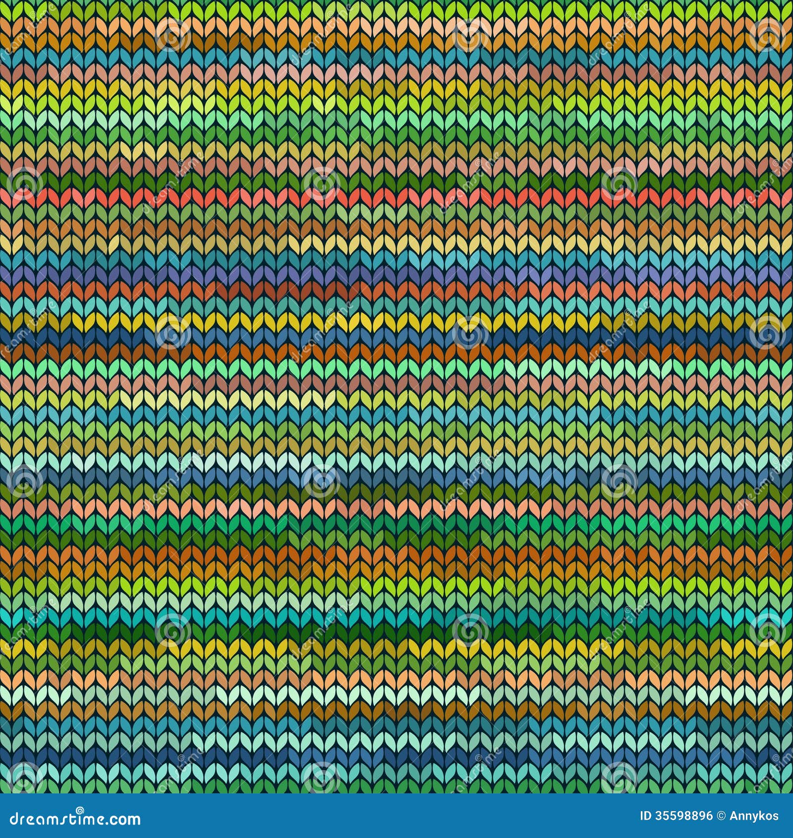 Melange Knitted Seamless Pattern Stock Vector - Illustration of ...