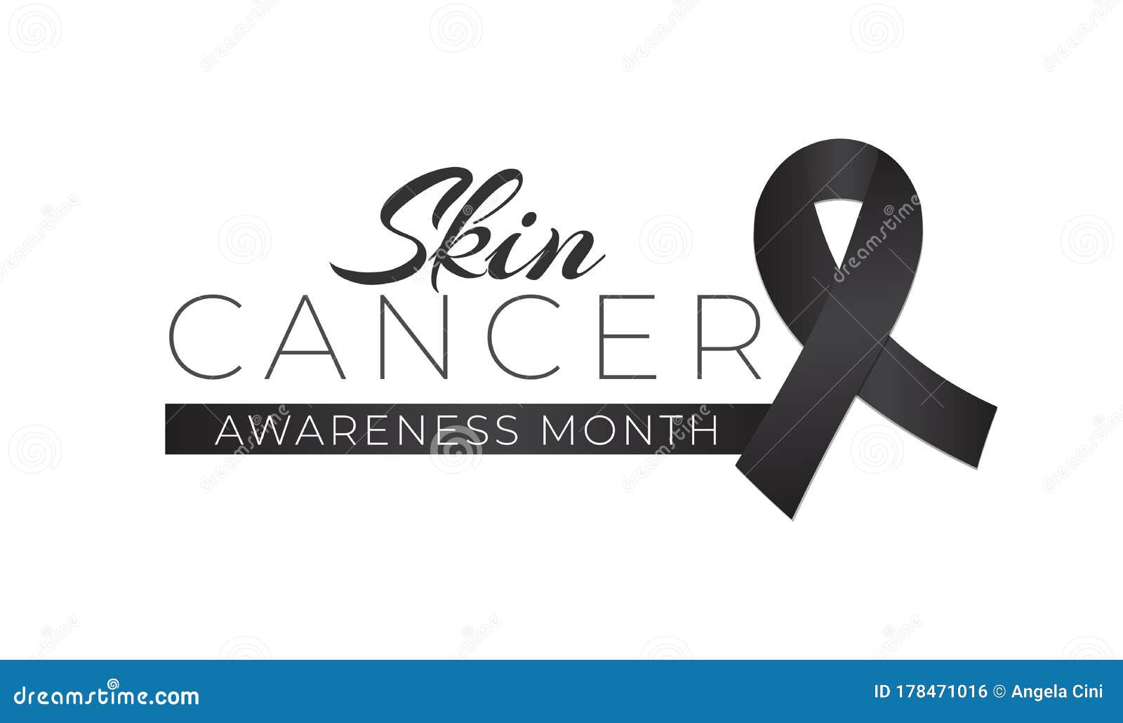Melanoma Skin Cancer Awareness Black Ribbon Collection Set Vector ... Melanoma Skin Cancer Awareness Black Ribbon Collection Set Vector ...