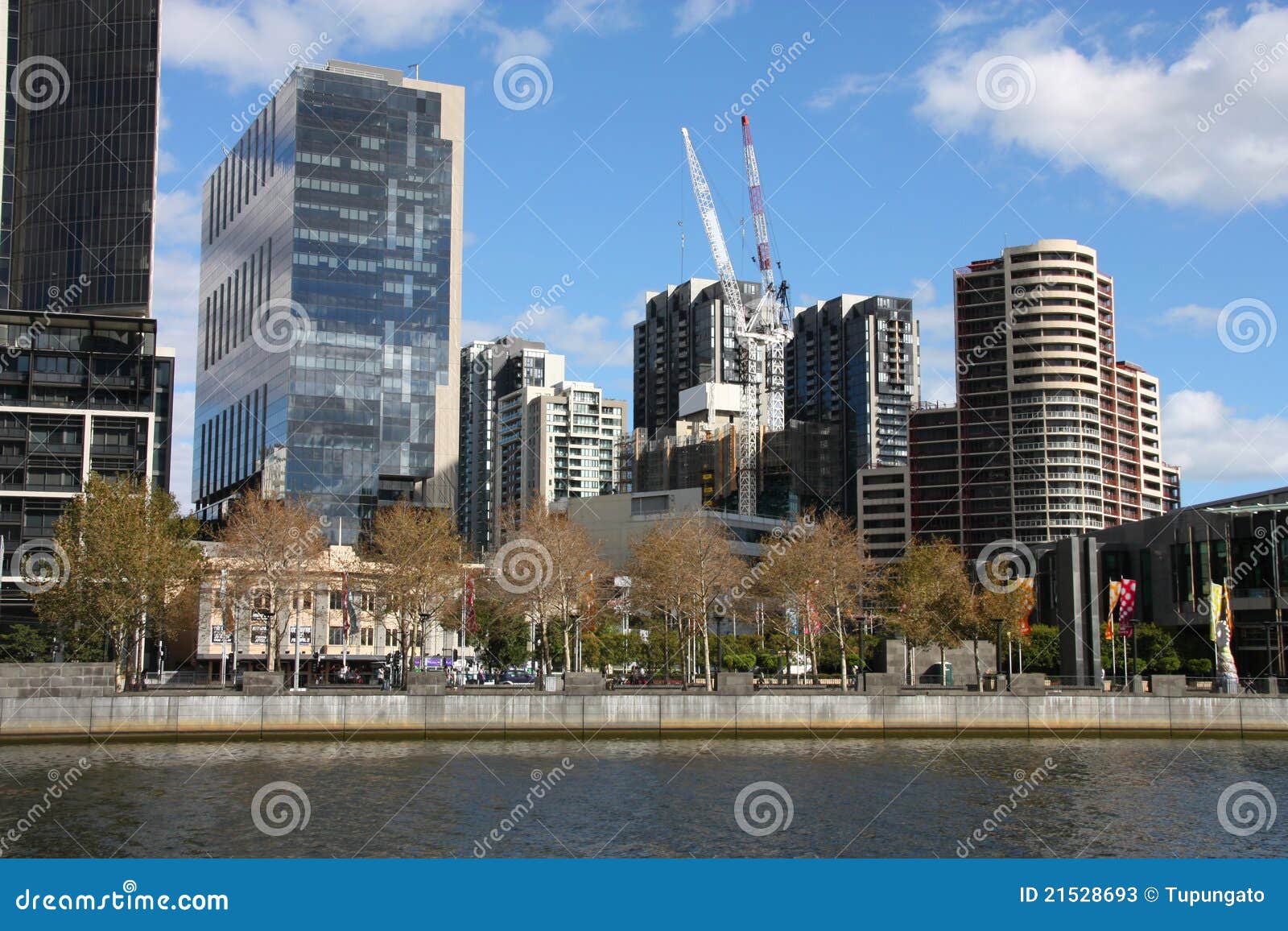 Melbourne stock image. Image of victoria, waterfront - 21528693