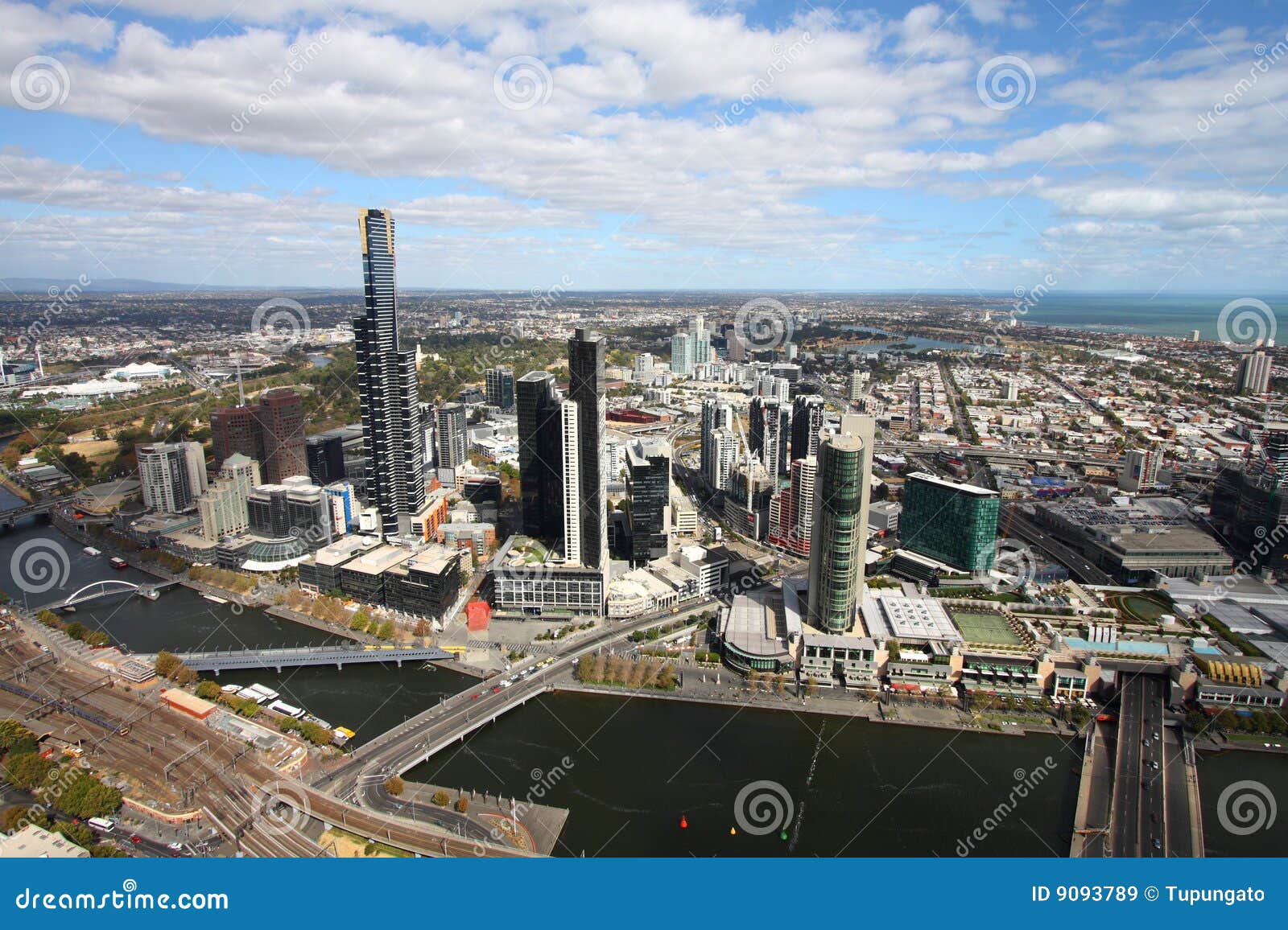 Melbourne stock image. Image of australia, downtown, buildings - 9093789