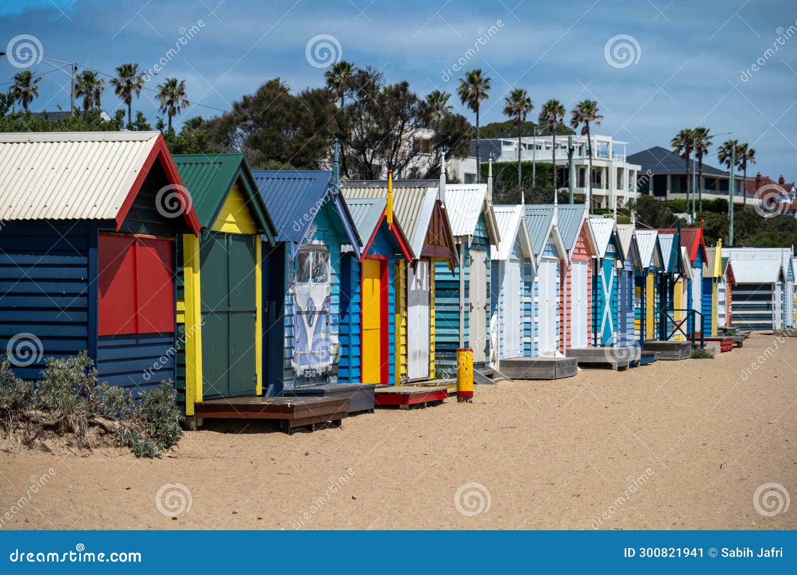 Melbourne, Australia: 12-5-2023: Brighton Beach Bathing Boxes in ...