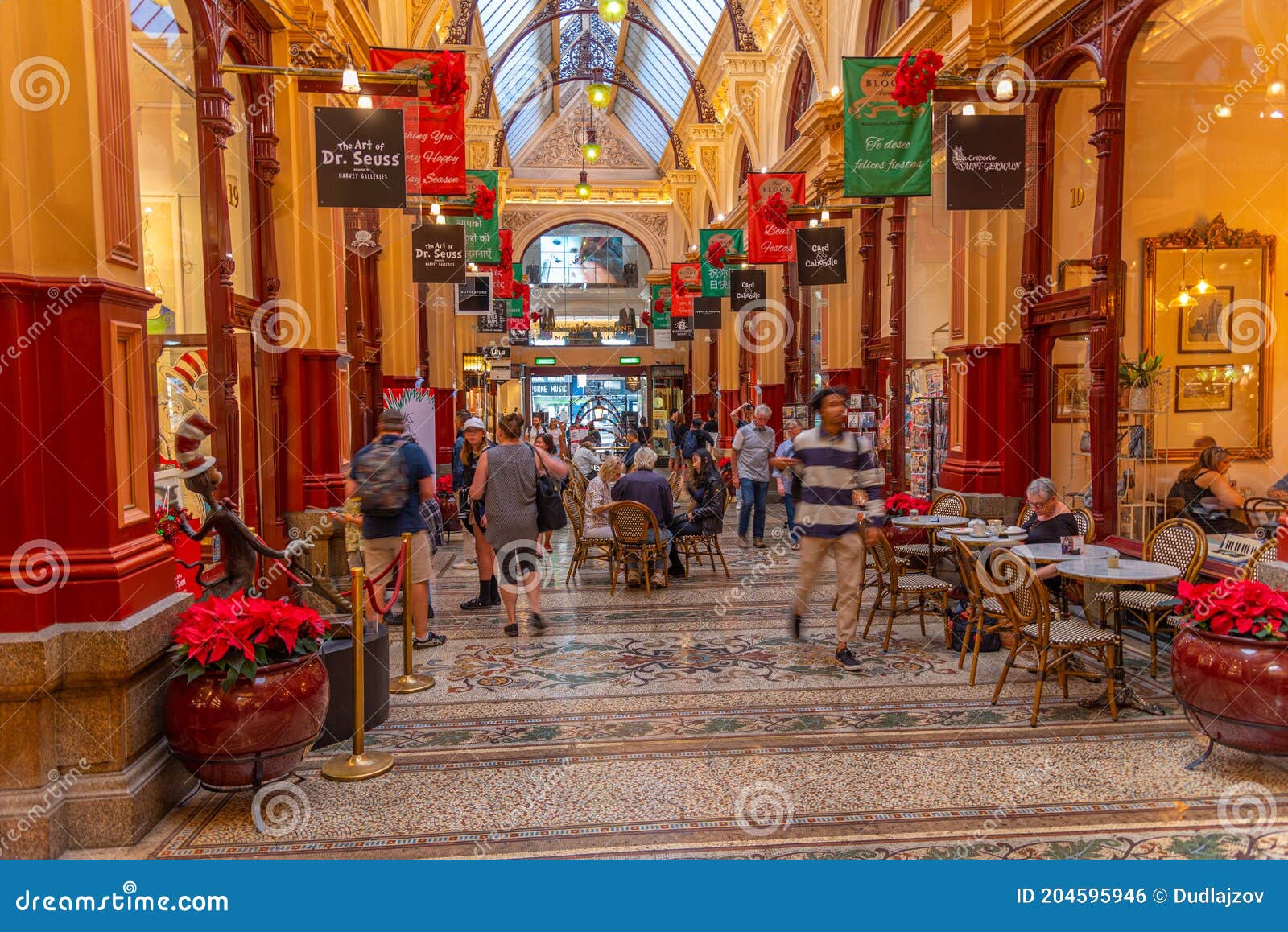 MELBOURNE, AUSTRALIA, DECEMBER 31, 2019: People are Strolling through ...