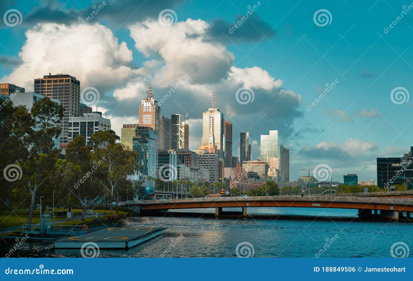 Melbourne CBD , Australia stock photo. Image of architecture - 188849506
