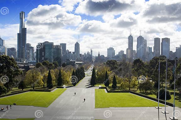 Melbourne City Park stock image. Image of australia, urban - 857257