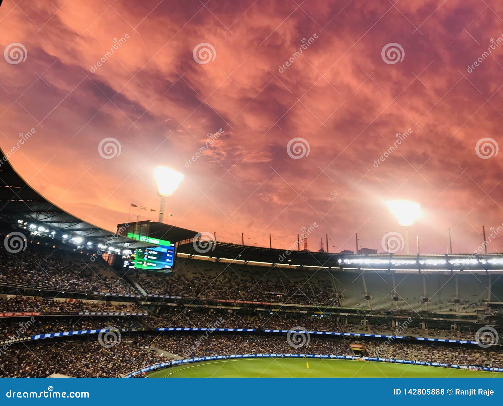 Melbourne Cricket Ground editorial stock photo. Image of cricket ...
