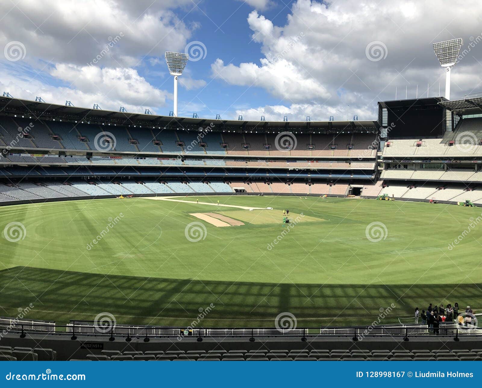 Melbourne Cricket Ground stock image. Image of stands - 128998167