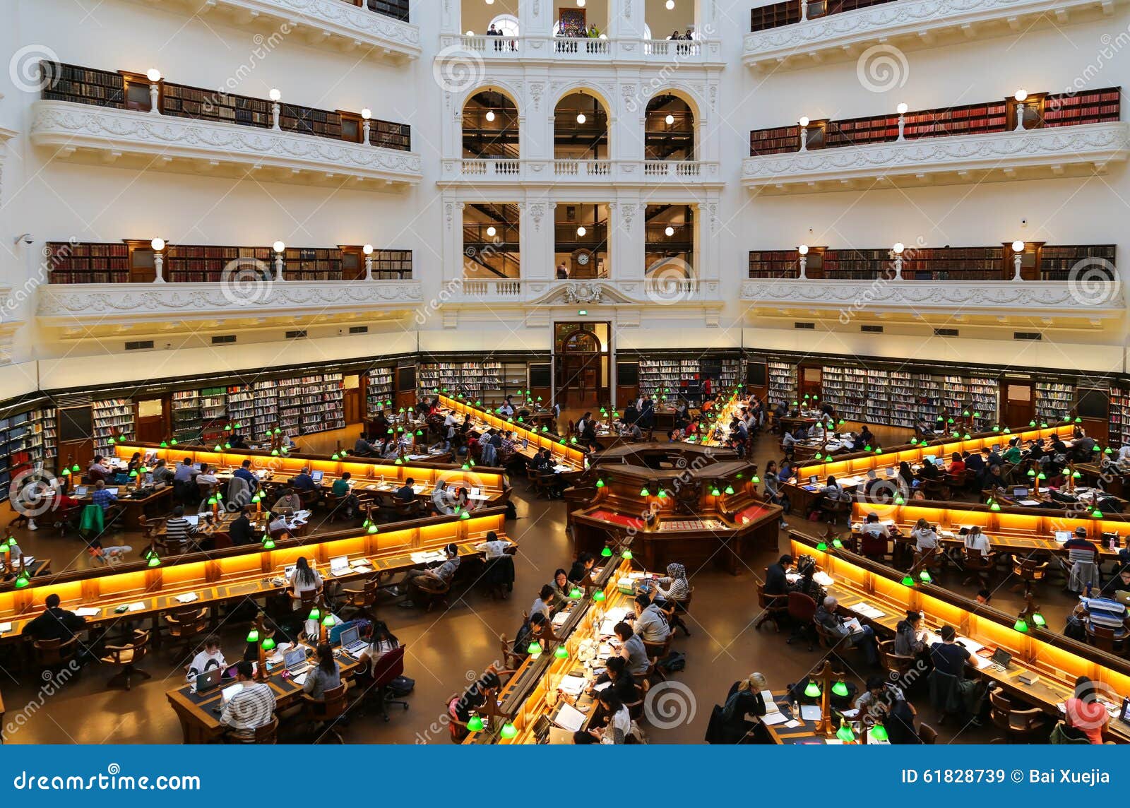 Melbourne Library in Australia Editorial Stock Image - Image of retail ...