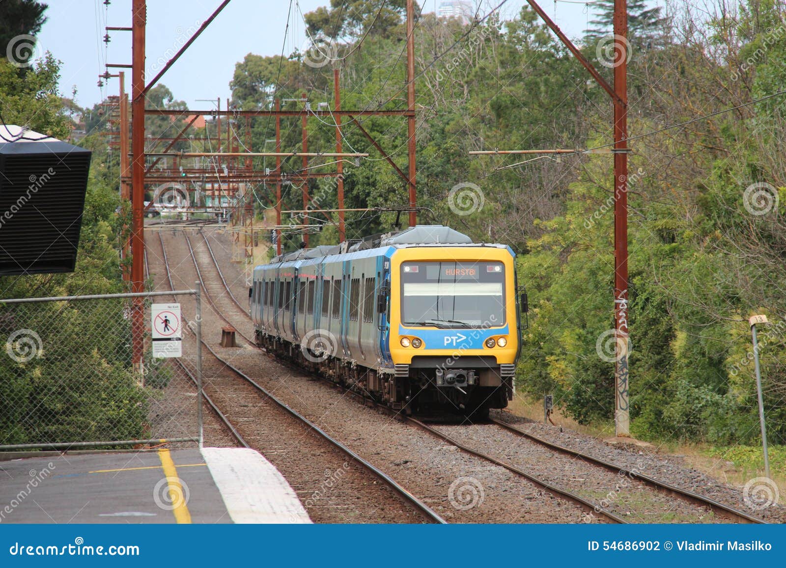 Melbourne Metro Train editorial photography. Image of transport - 54686902