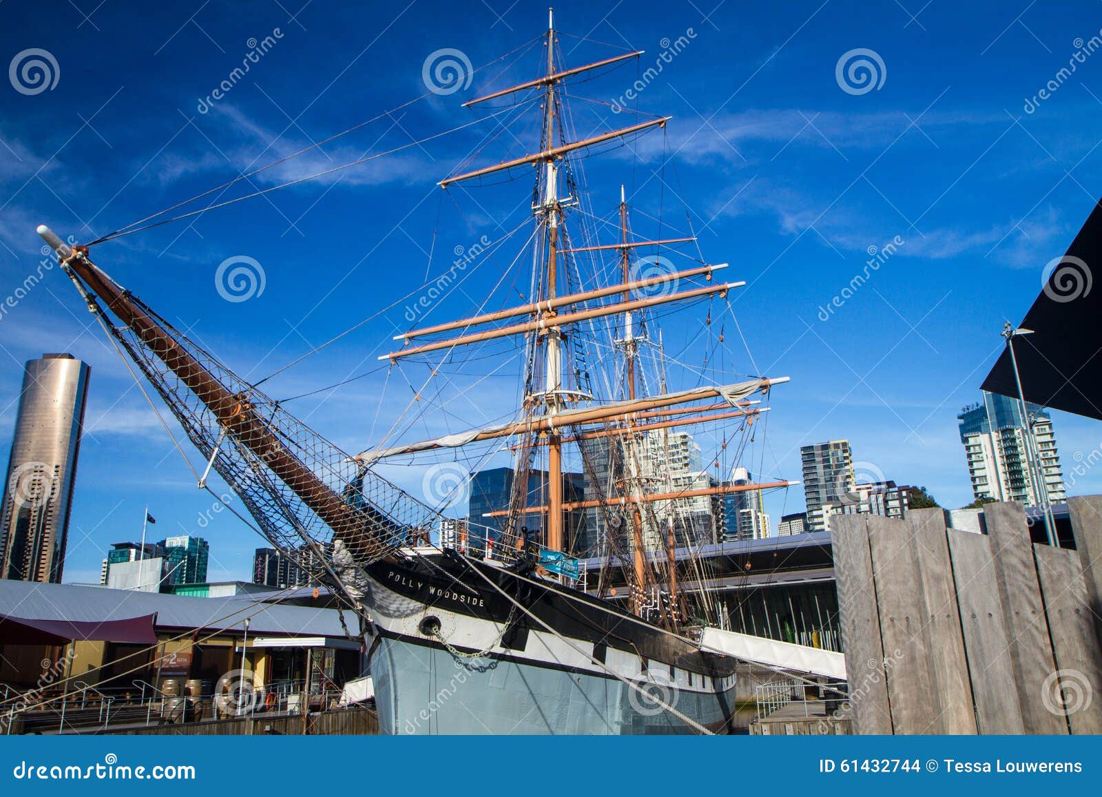 Melbourne Polly Woodside Boat Image stock éditorial - Image du ...
