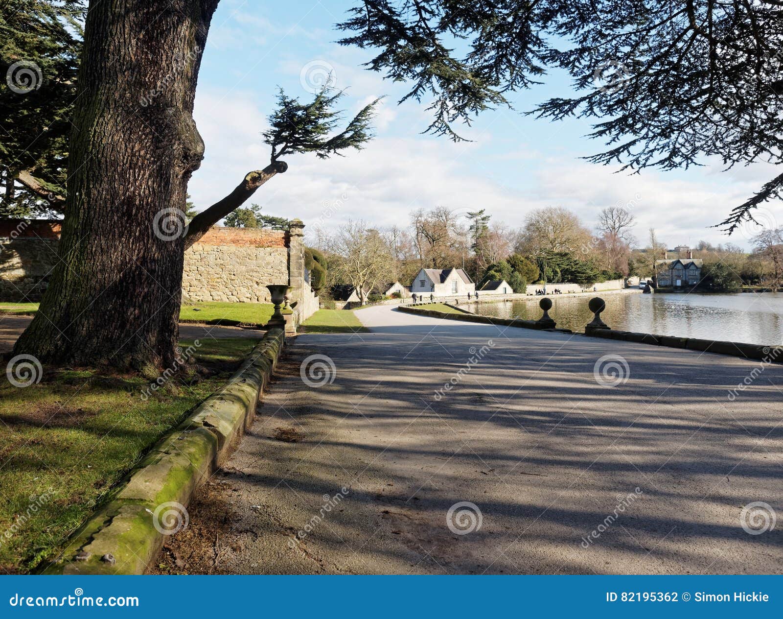 Melbourne Pool in Early Spring Stock Photo - Image of tree, spring ...