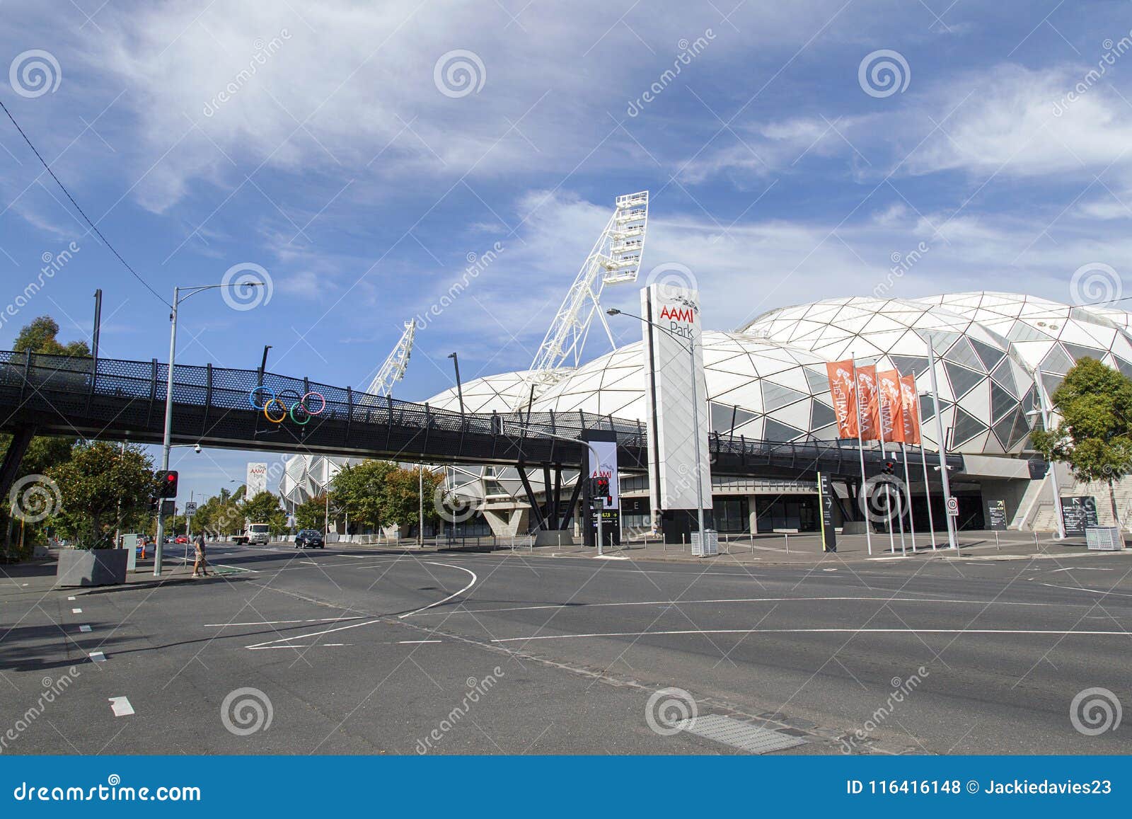Melbourne Rectangular Stadium Editorial Stock Photo - Image of ...