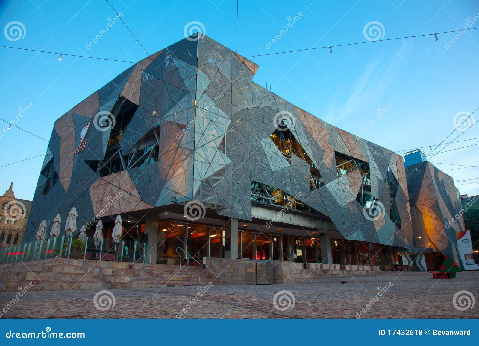 Melbourne SBS building editorial stock photo. Image of landmark - 17432618