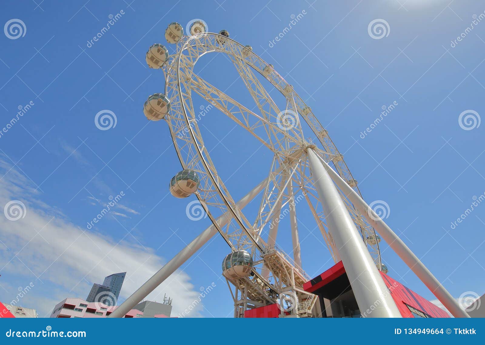 Ferris Wheel Melbourne Australia Editorial Stock Image - Image of ...