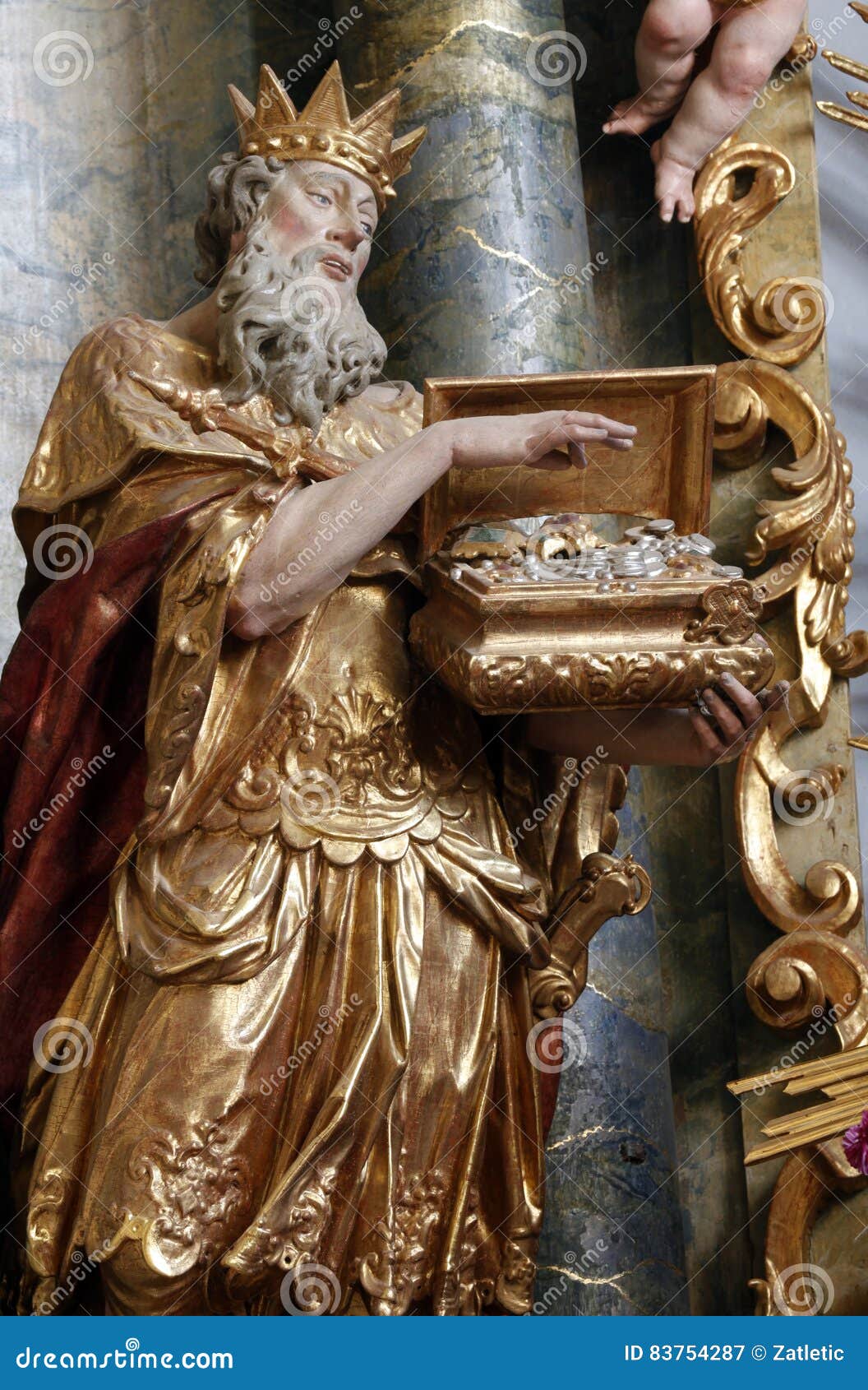 Melchior, Biblical Magi stock image. Image of nativity - 83754287