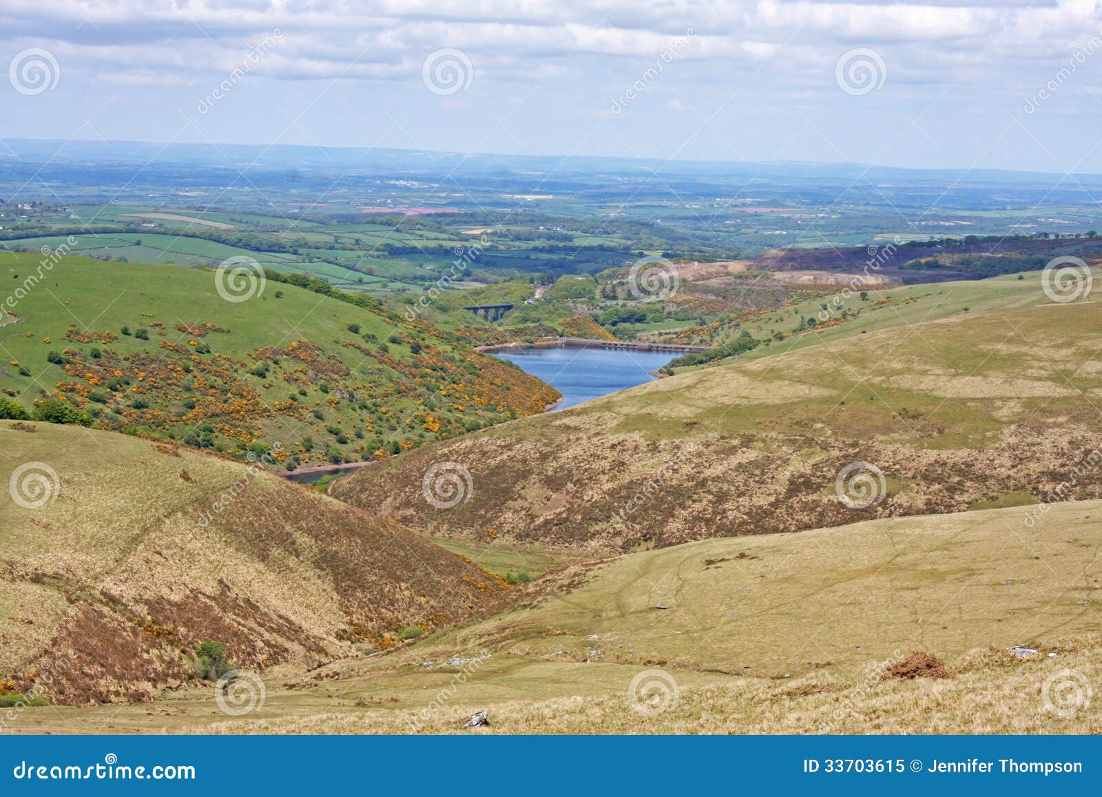 Meldon Reservoir stock image. Image of meldon, bracken - 33703615