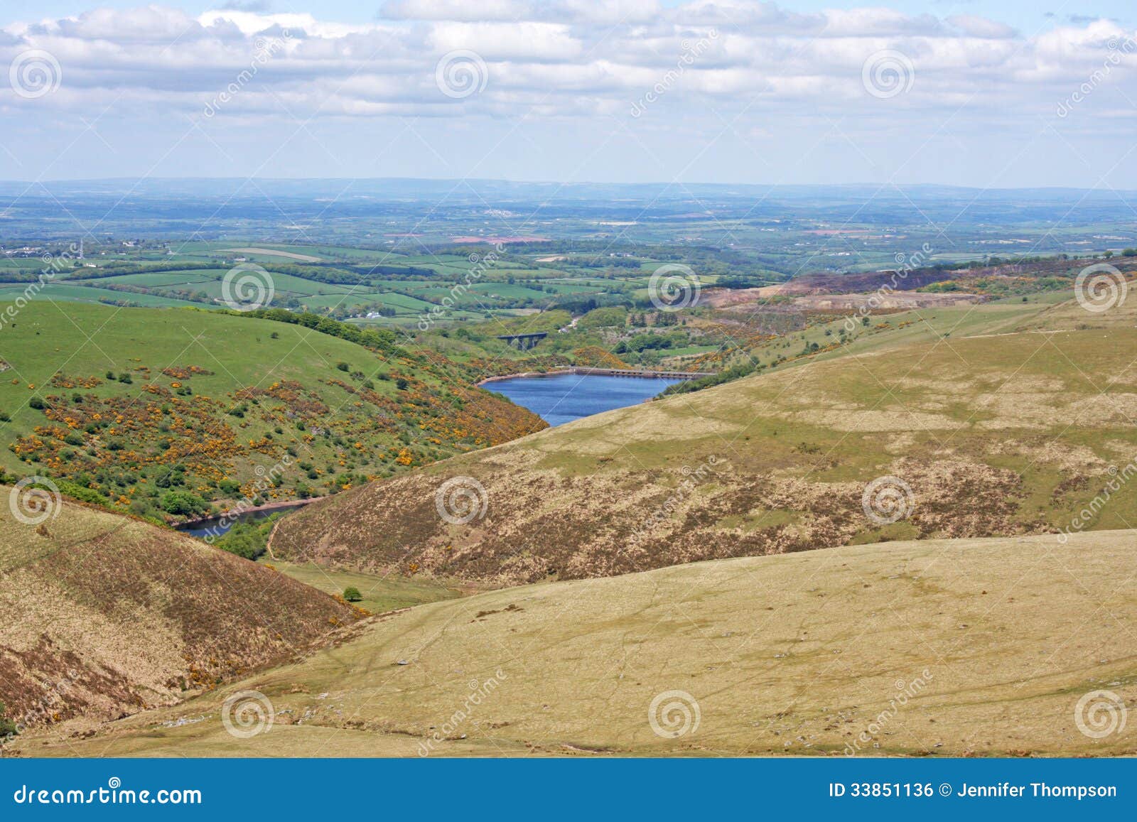 Meldon Reservoir stock photo. Image of lake, wild, devon - 33851136
