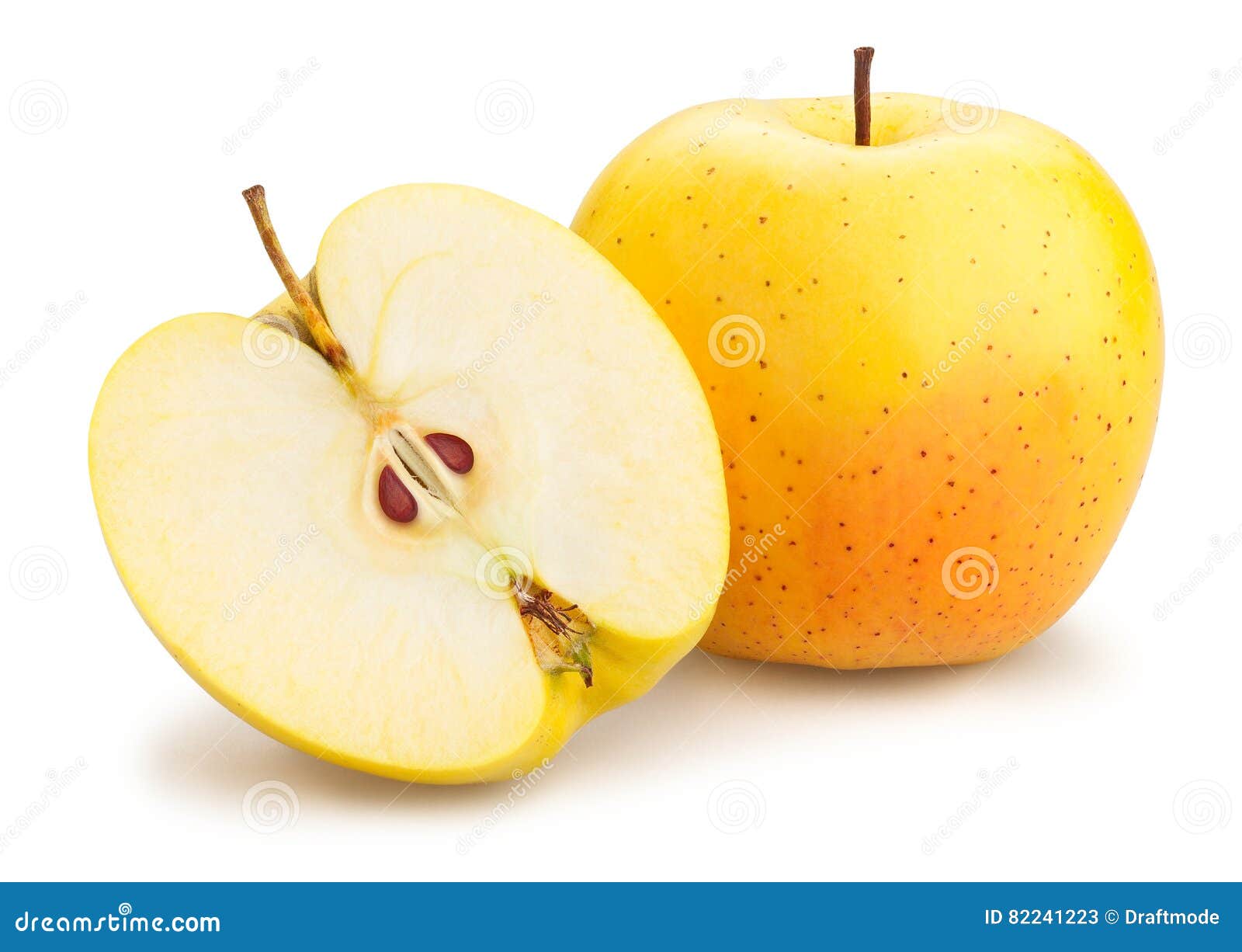 Mele di mela golden immagine stock. Immagine di punteggiato - 82241223