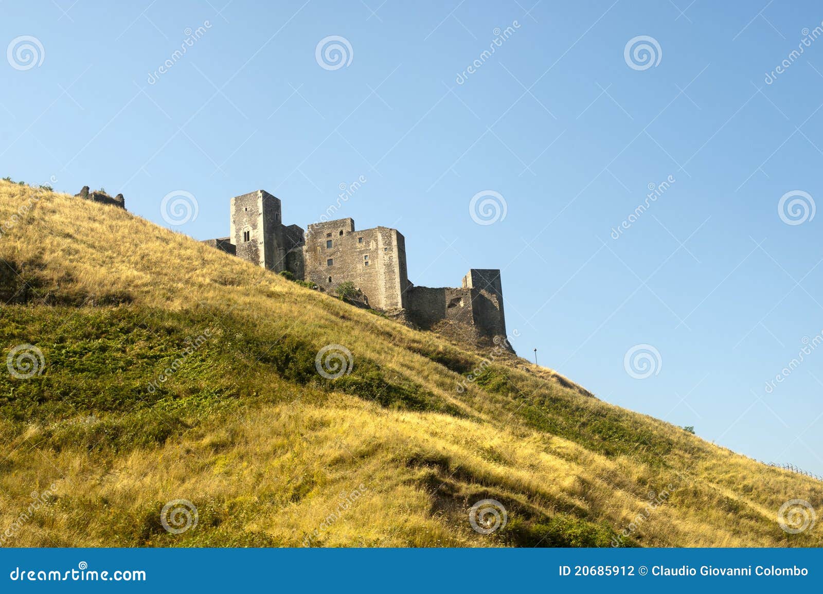 Melfi (Basilicata, Italy) - Medieval Castle Stock Photo - Image of ...