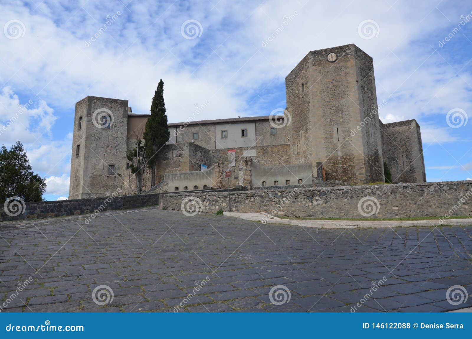 Melfi Castle in Basilicata editorial stock photo. Image of outdoor ...