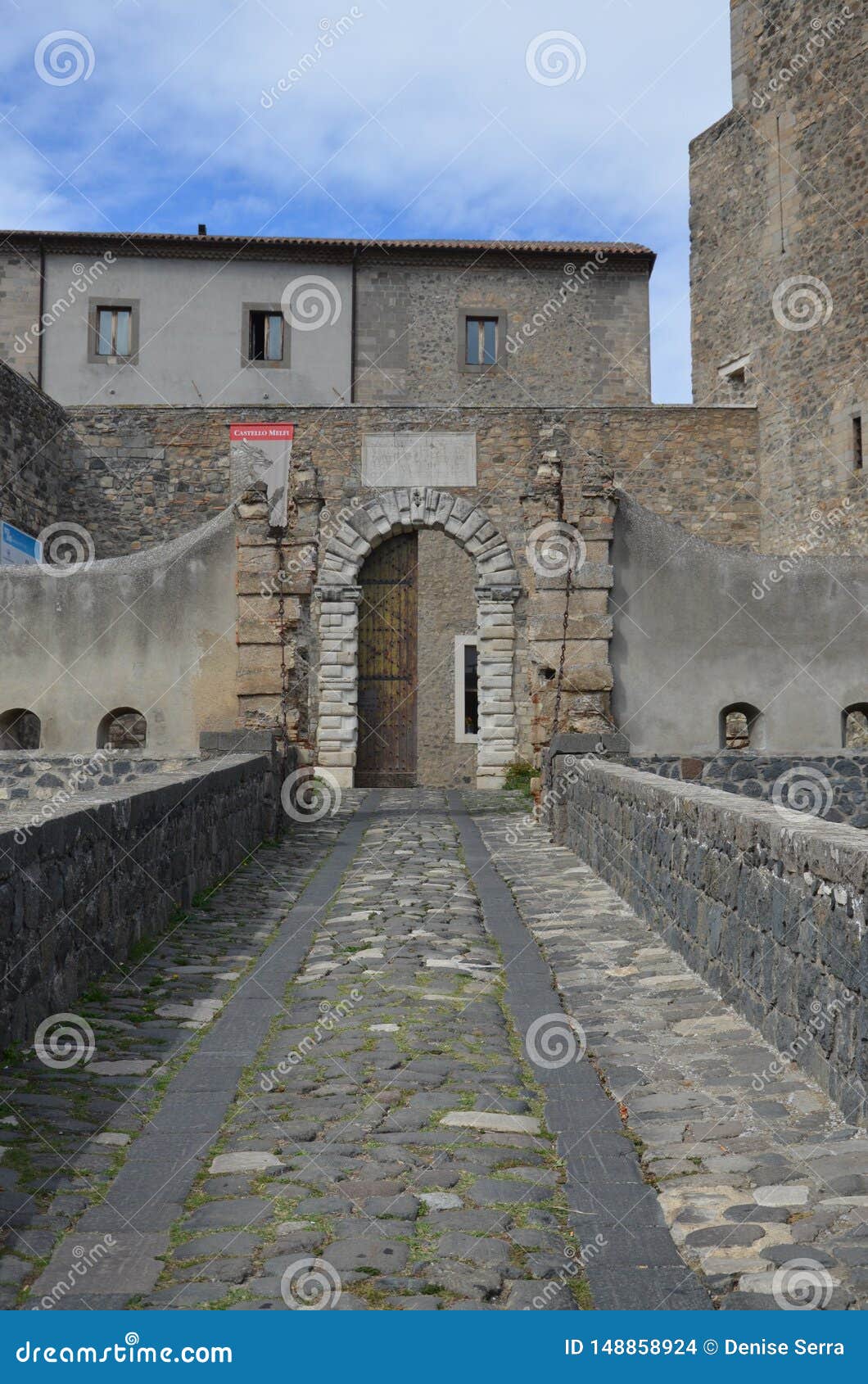 Melfi Castle in Basilicata editorial stock image. Image of 10032015 ...