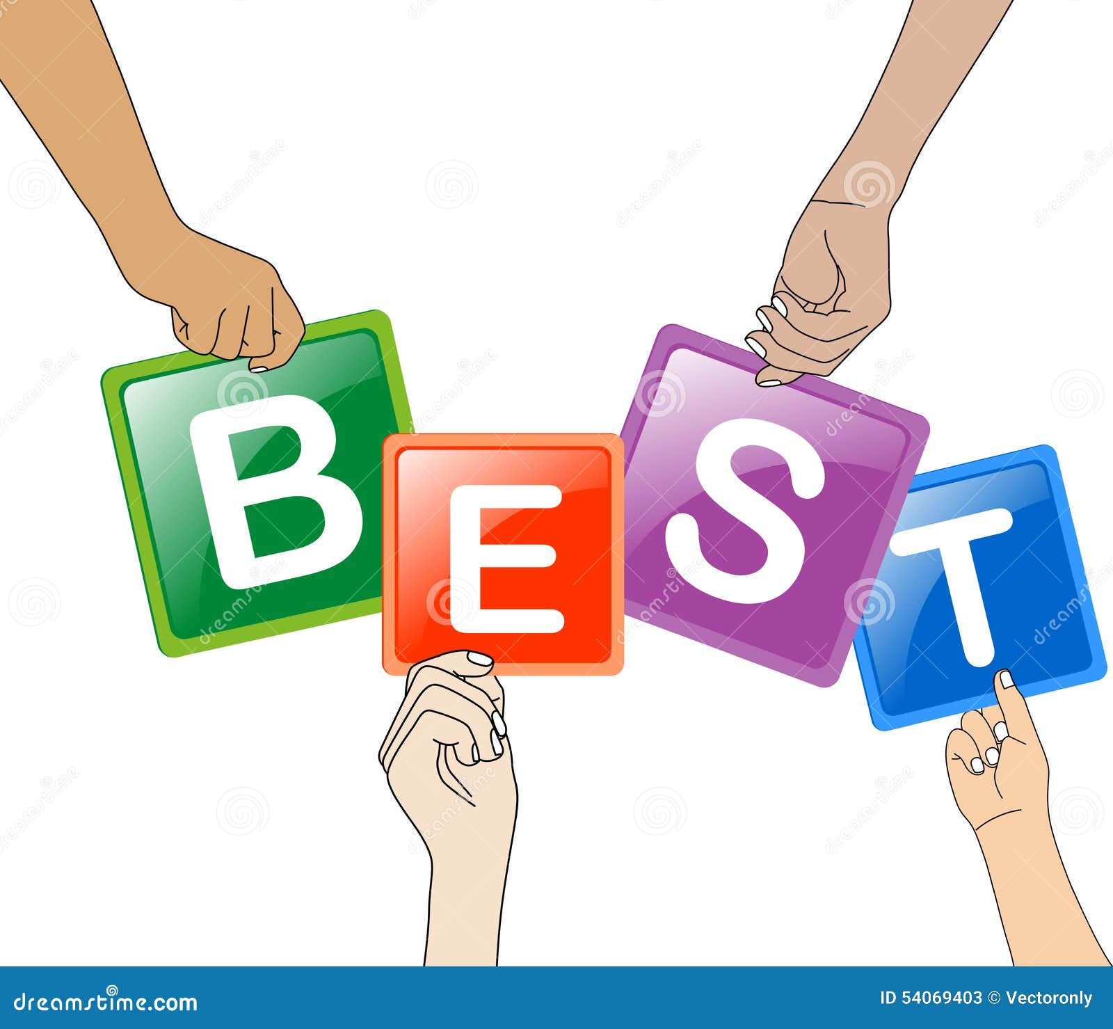 Melhor ilustração do vetor. Ilustração de povos, vibrante - 54069403