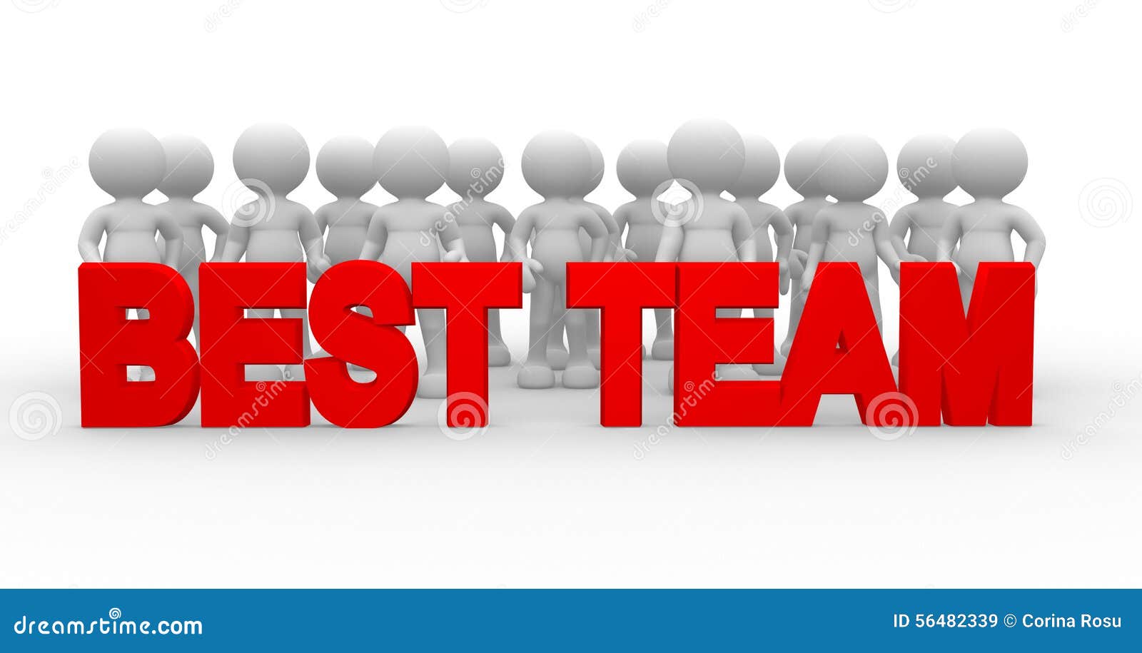 A melhor equipe ilustração stock. Ilustração de emprego - 56482339